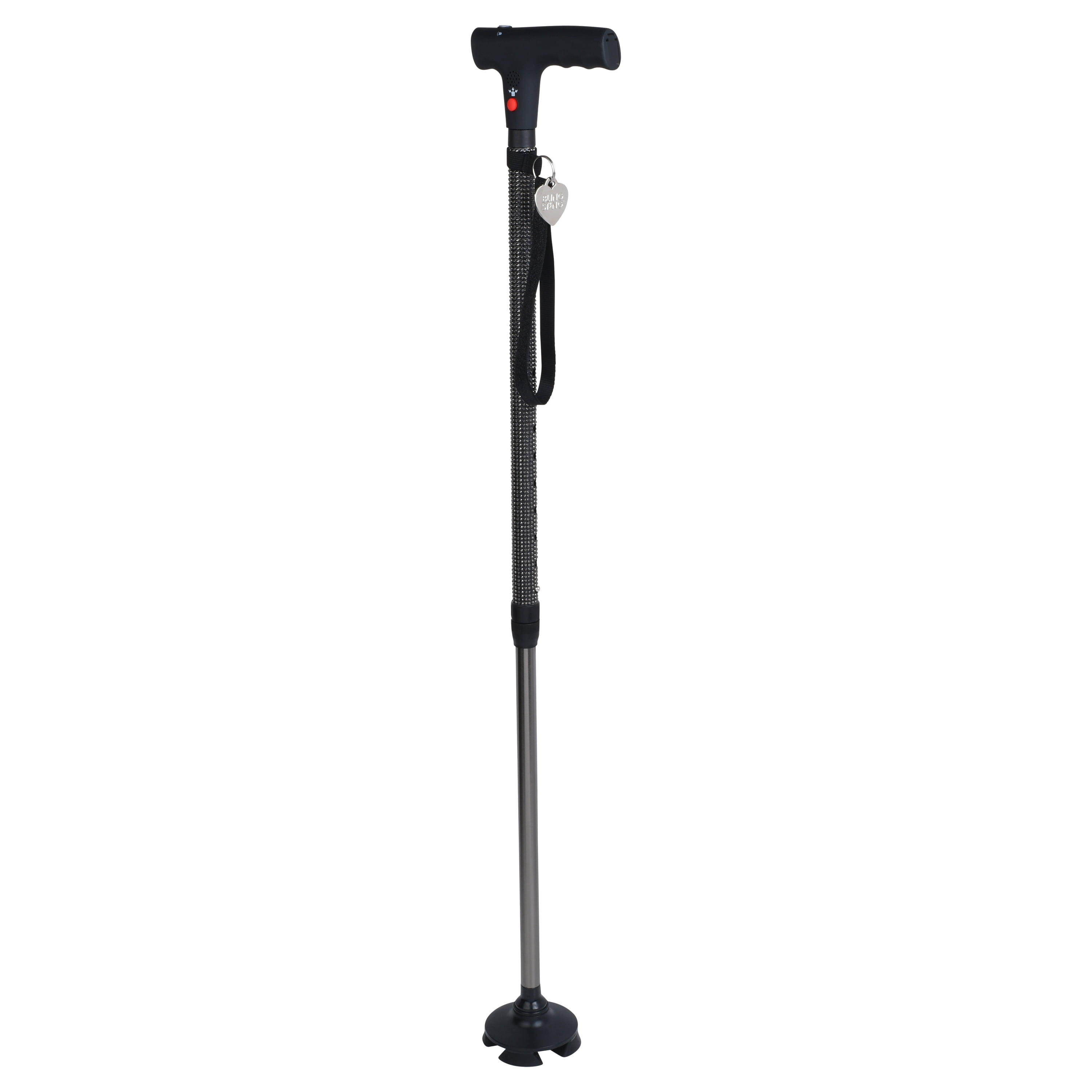 BLINGSTING Essentials Safety Adjustable Height Walking Cane for Women ...