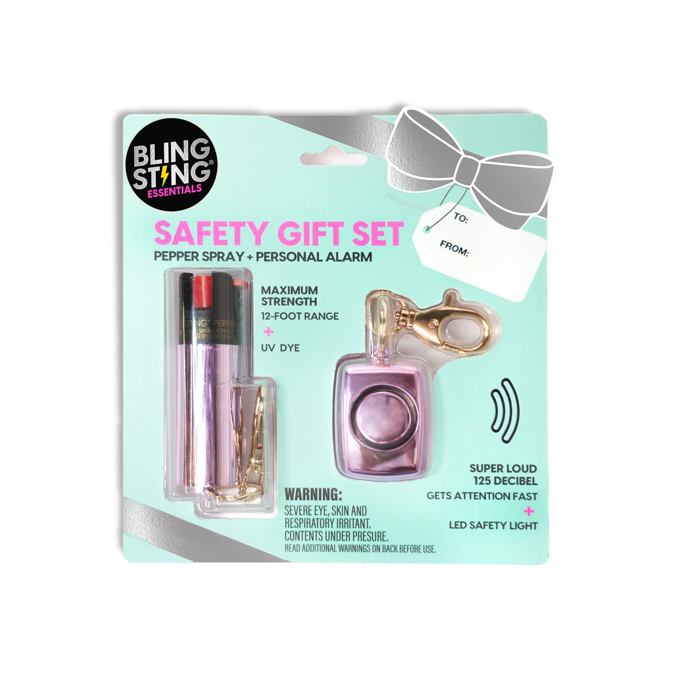 BLINGSTING Essentials Safety Gift Set with Pepper Spray & Safety Alarm ...