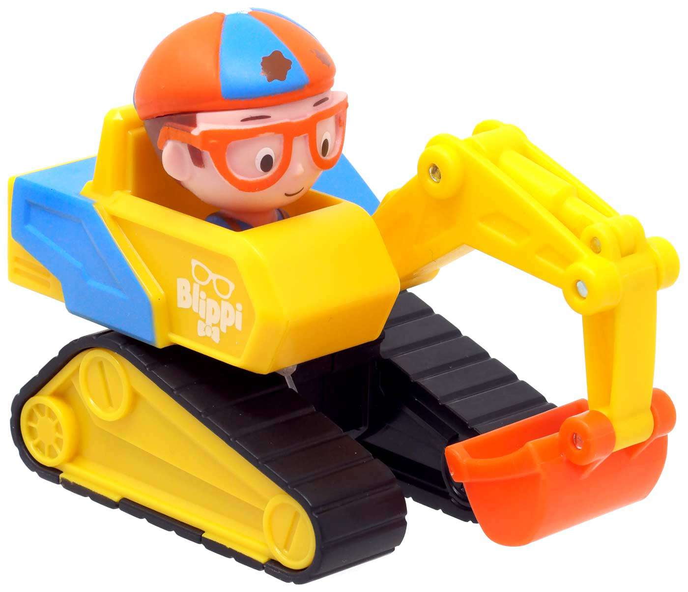 BLIPPI Mini Excavator Play Vehicle with Exclusive Blippi Character ...