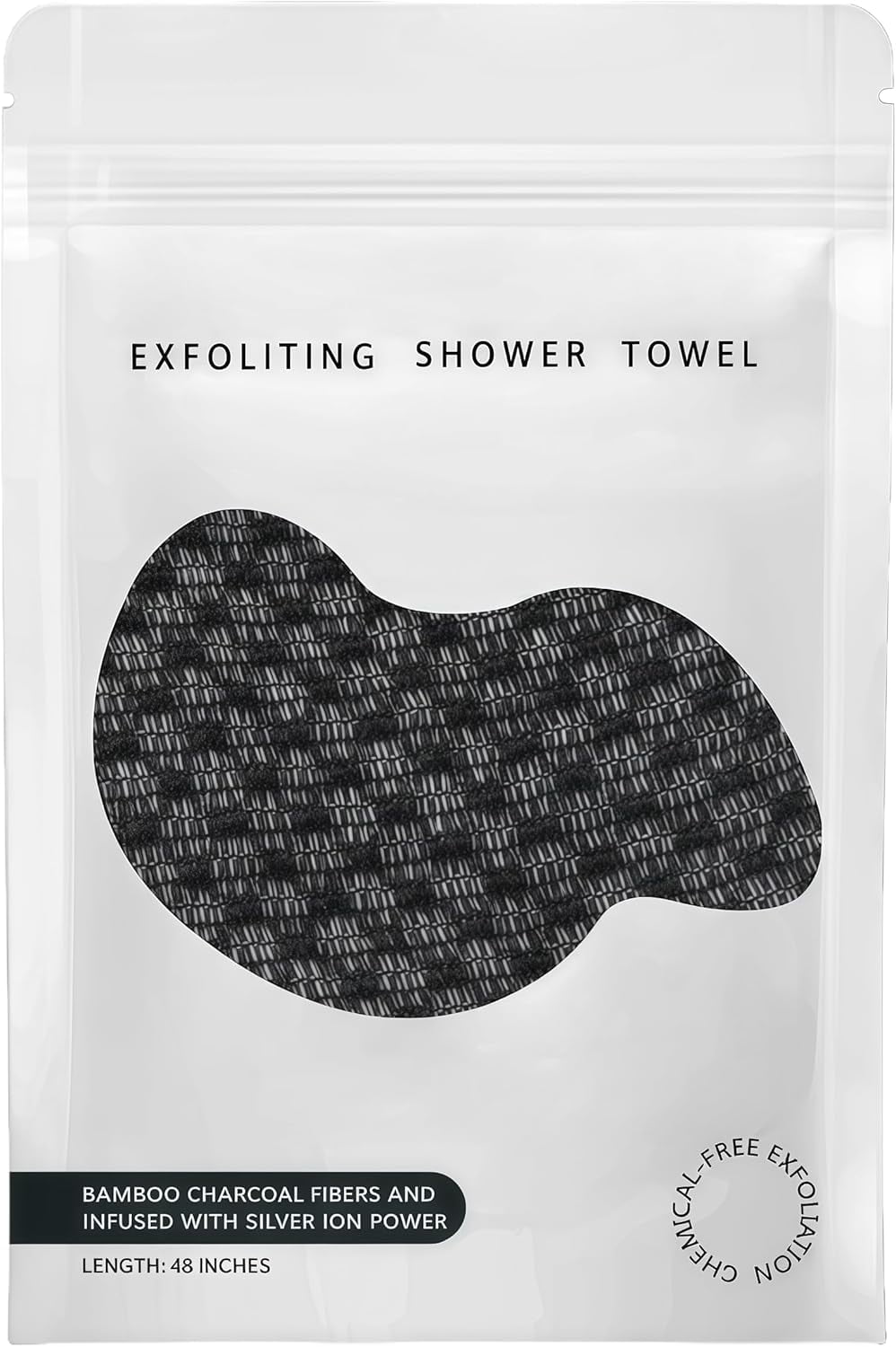 BLISALI Exfoliating Shower Towel 47",Premium Scrub Wash Cloth for Body ...