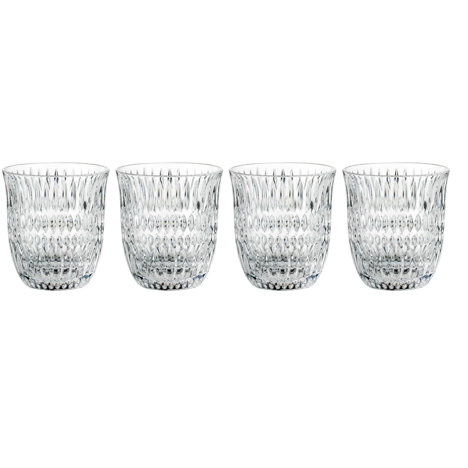 BLISS START Drinking Glass 256ml Set of 4 Bubble Glass Beer Glasses ...