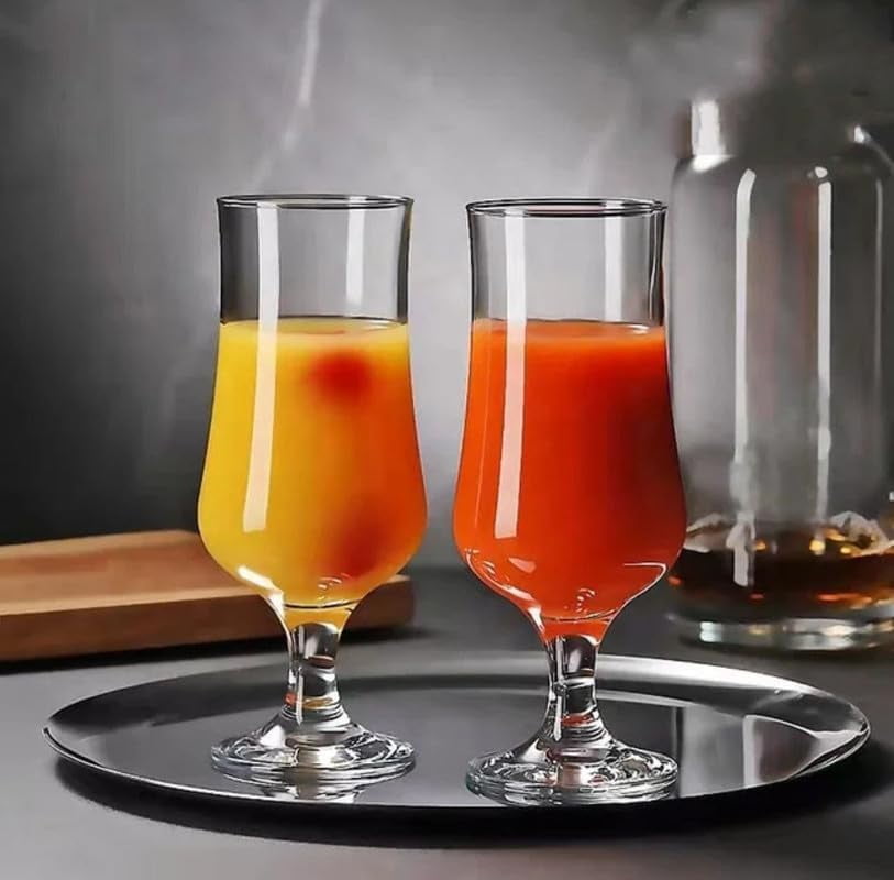 BLISS START Hurricane Glass Set of 2pcs 350ml Pina Colada Cocktail ...