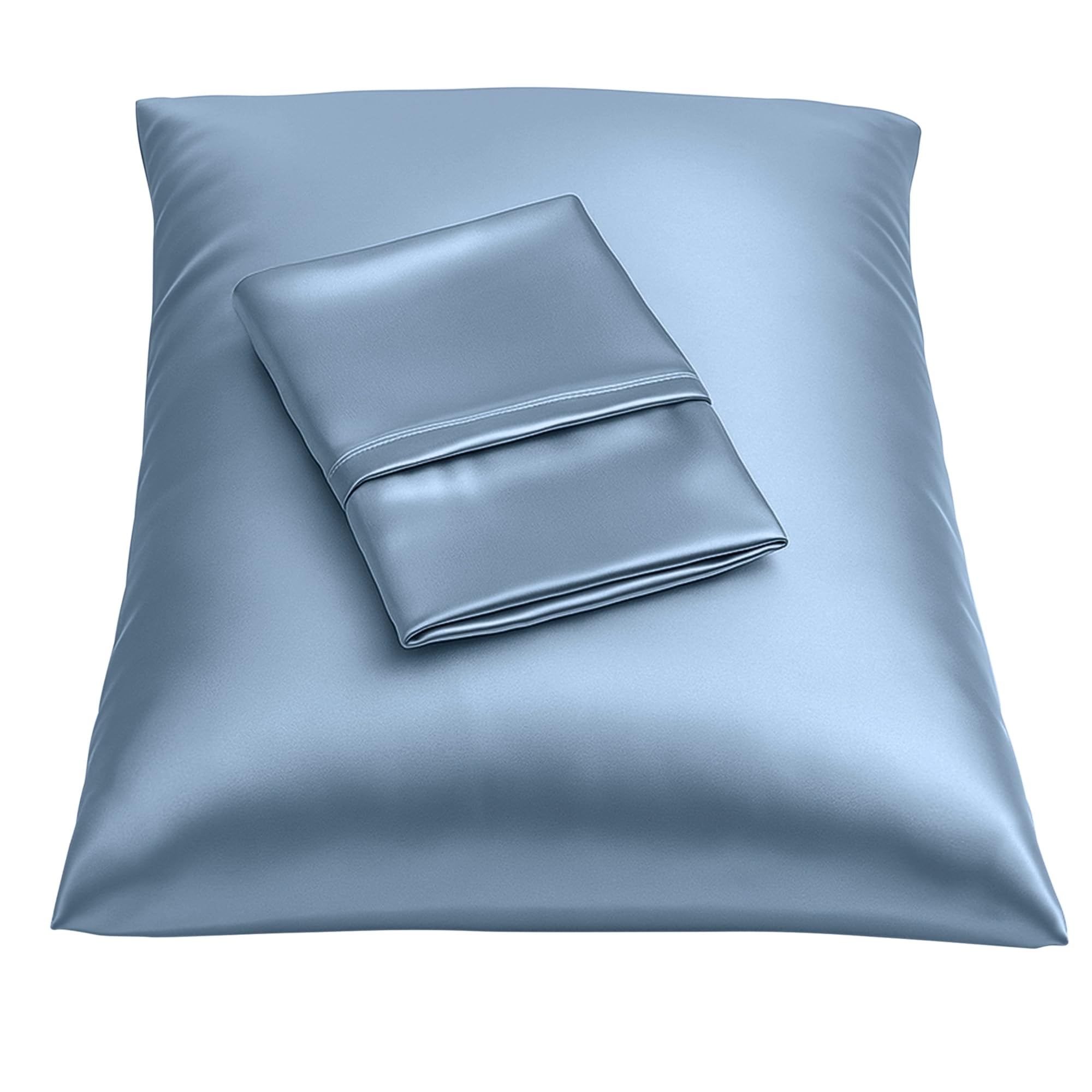 BLISSFORD Satin Pillowcase with Zipper, for Hair and Skin Care, Feels ...