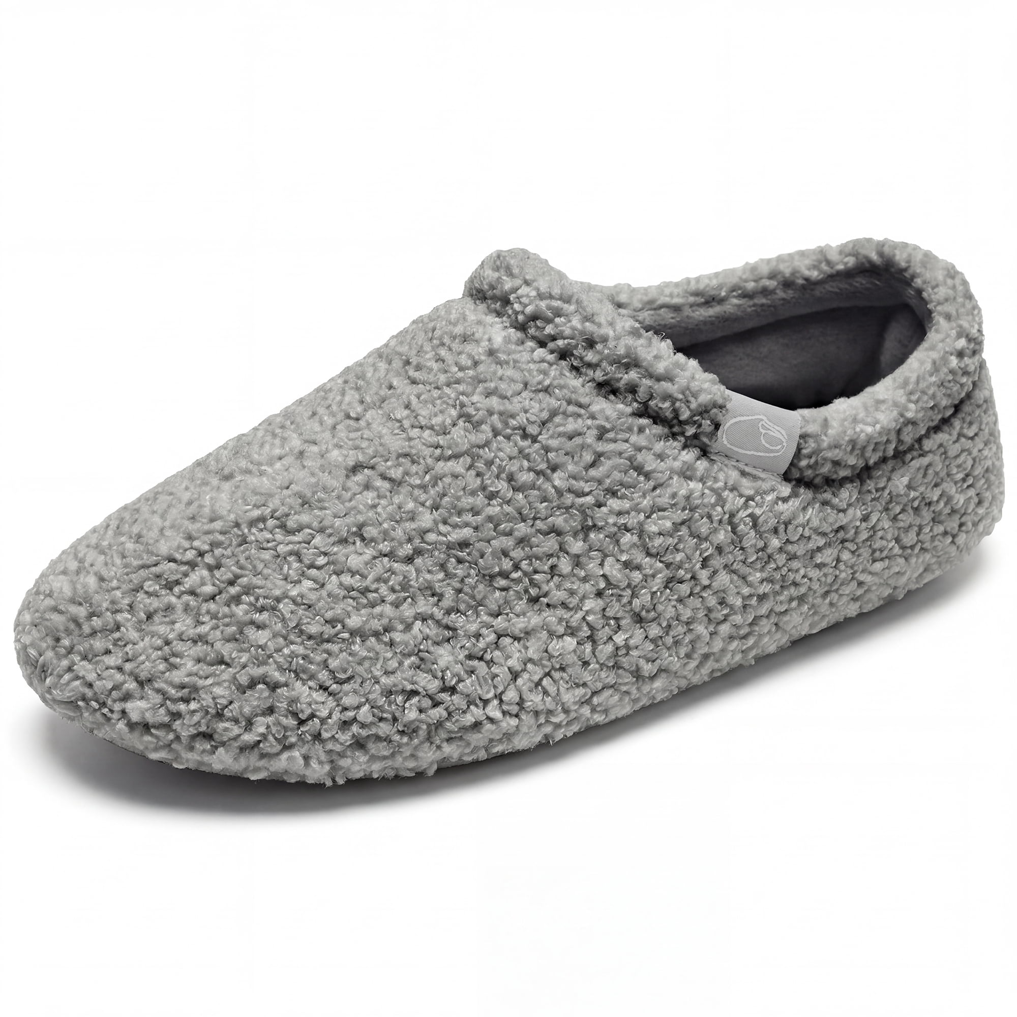 BLISSFUL STEP Women's Soft Curly Full Slippers Fuzzy Men Lightweight ...