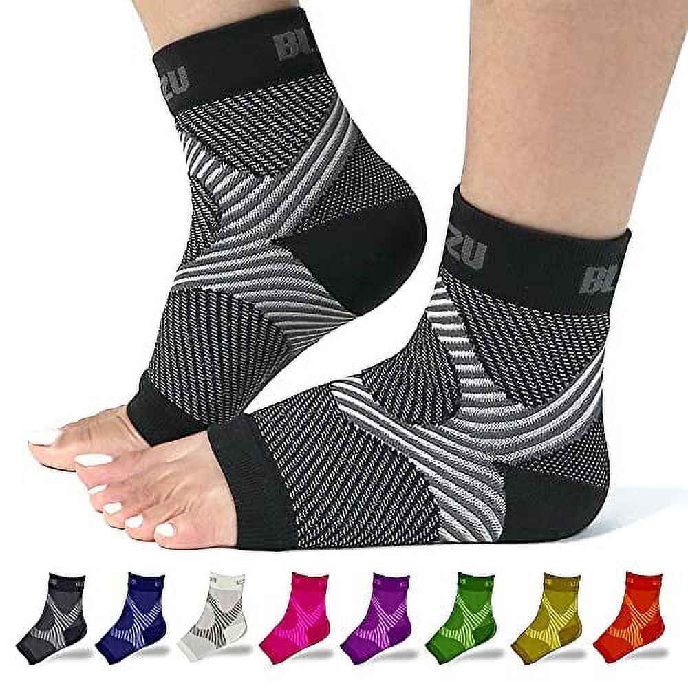 BLITZU Compression Socks for Plantar Fasciitis, Achilles Tendonitis ...