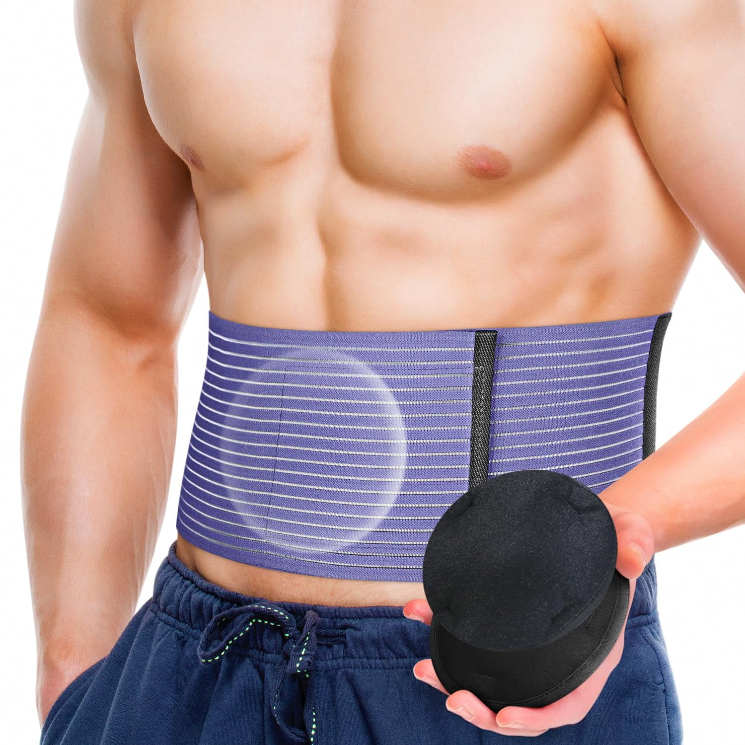 Blitzu Umbilical Hernia Belt For Men And Women – Abdominal Support