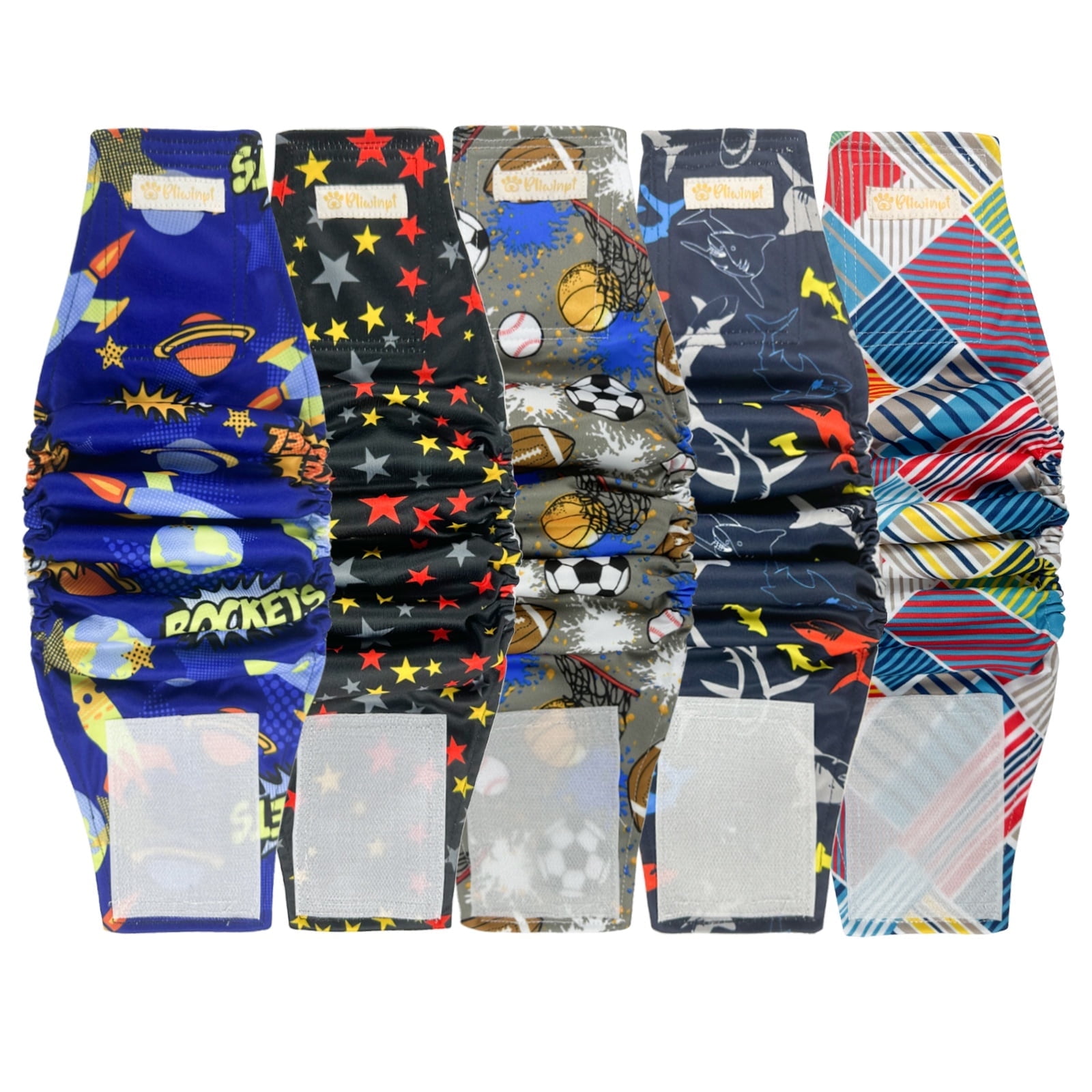 BLIWINPT Dog Belly Bands for Male Dogs Premium Washable Doggy Diapers ...