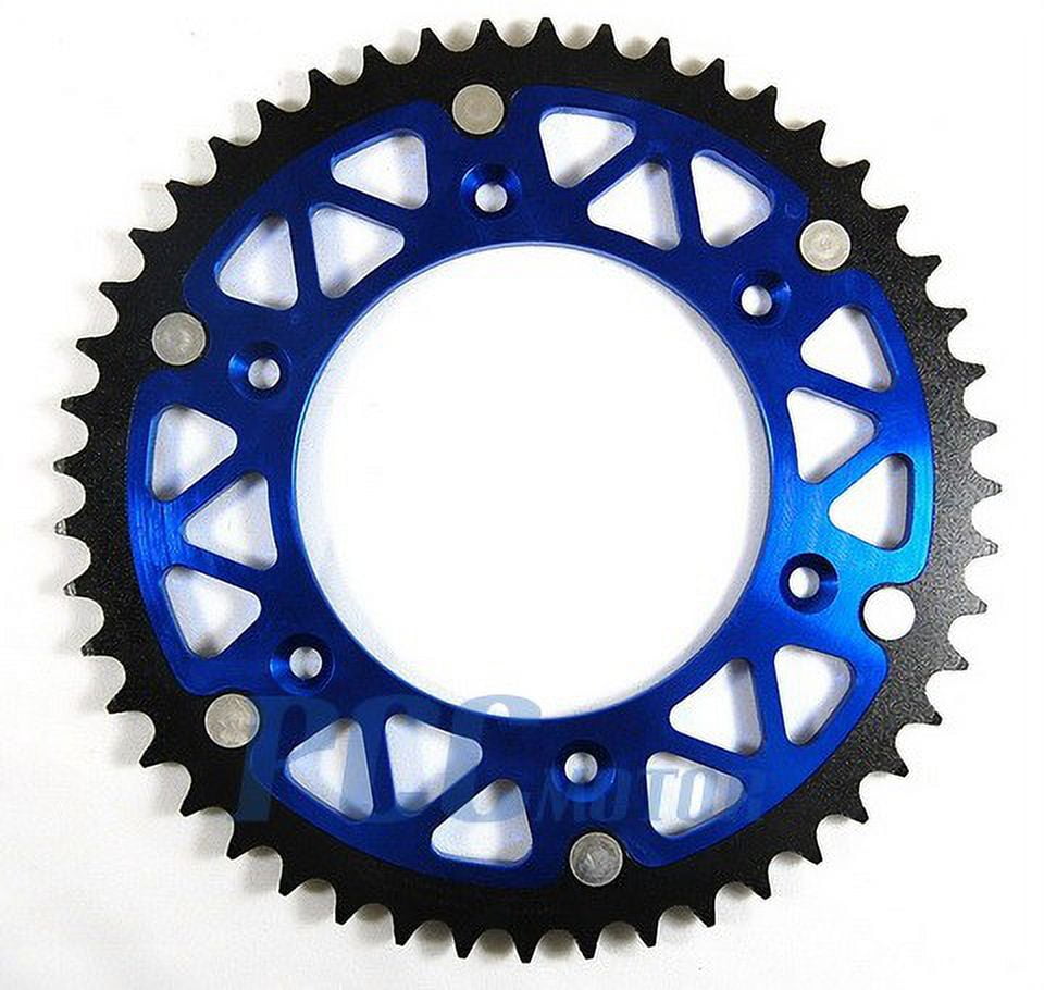 BLK Racing Chain Sprocket CNC Aluminum YZ125 YZ250 YZ250F YZ450 BLUE ...