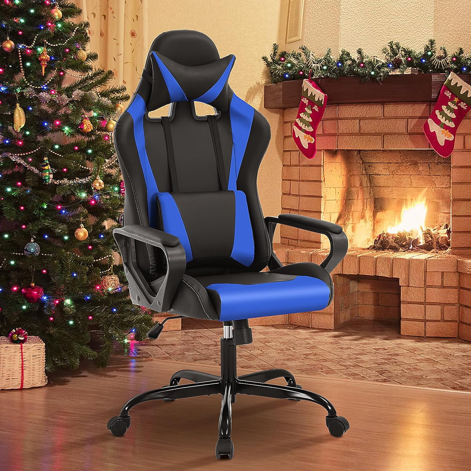BLKMTY Gaming Chair Video Game Chair Ergonomic Office Chair Racing ...