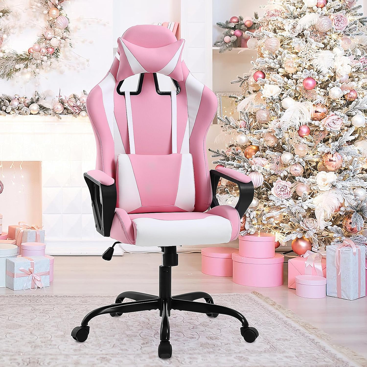 BLKMTY Gaming Chair Video Game Chair Ergonomic Office Chair Racing ...