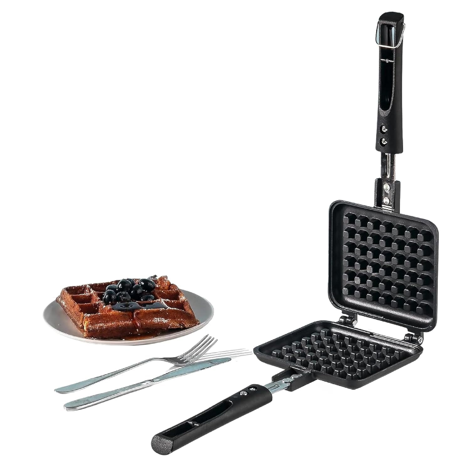 BLLUEX NonStick Toaster Waffle Maker Create Perfectly Crispy Waffles ...
