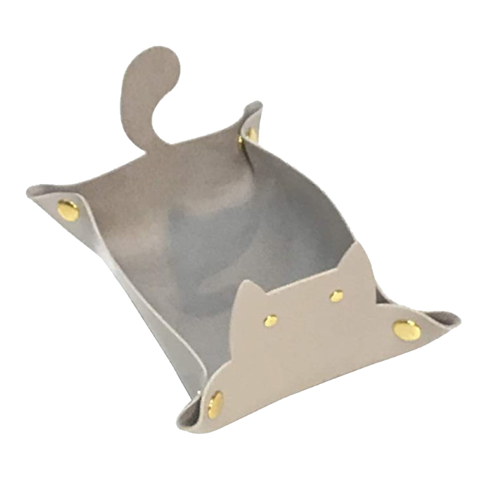 BLLXMX Entrance Miscellaneous Storage Tray Cartoon Cat Shaped Coffee ...