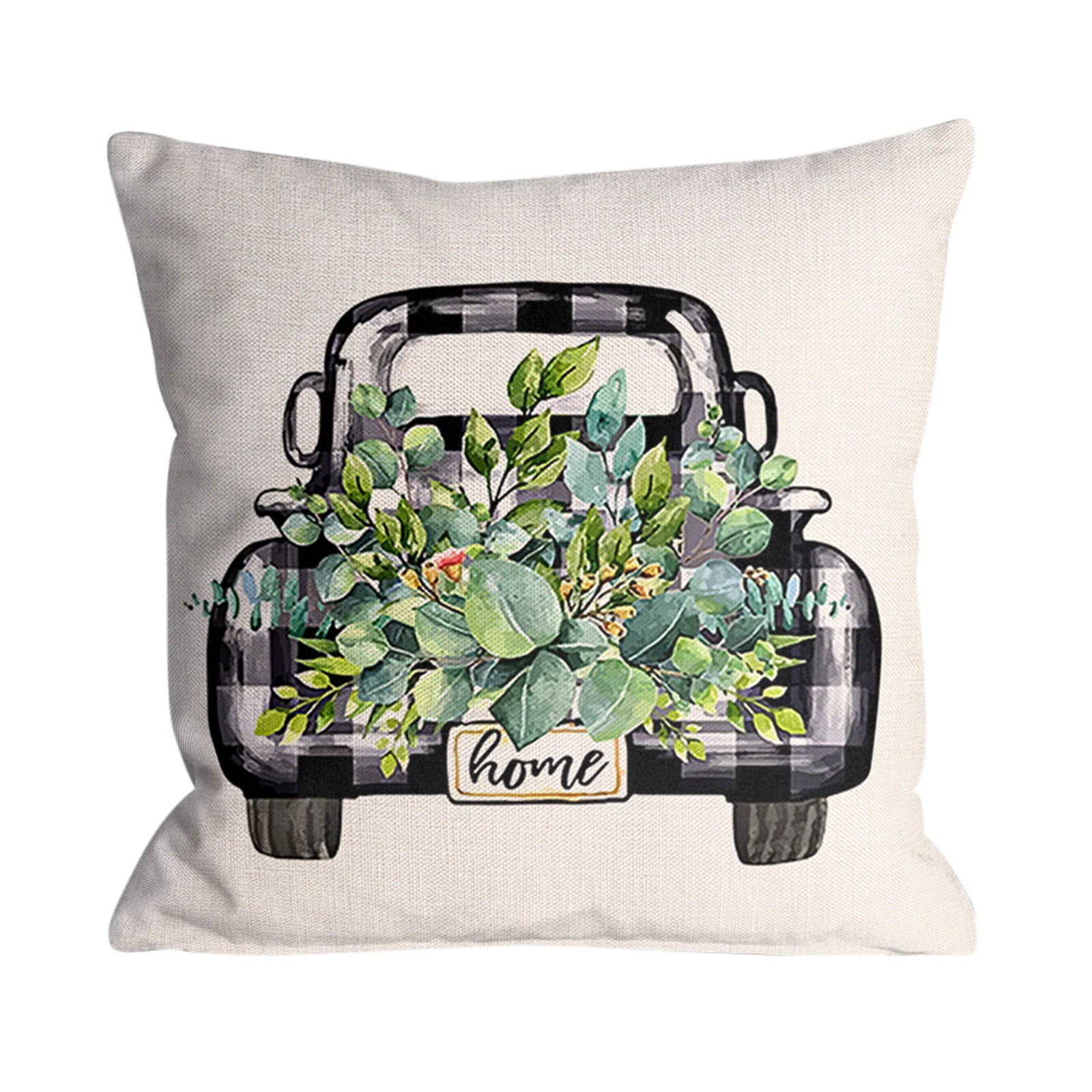 Bllxmx Linen Hug Pillowcar Box Santa Pillow Sleeve Sofa Cushion Cushion