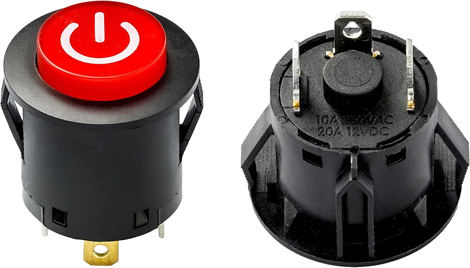 BLLYOGU Power Start Button Switch 1.1 inch for Kids' Electric Ride-On ...