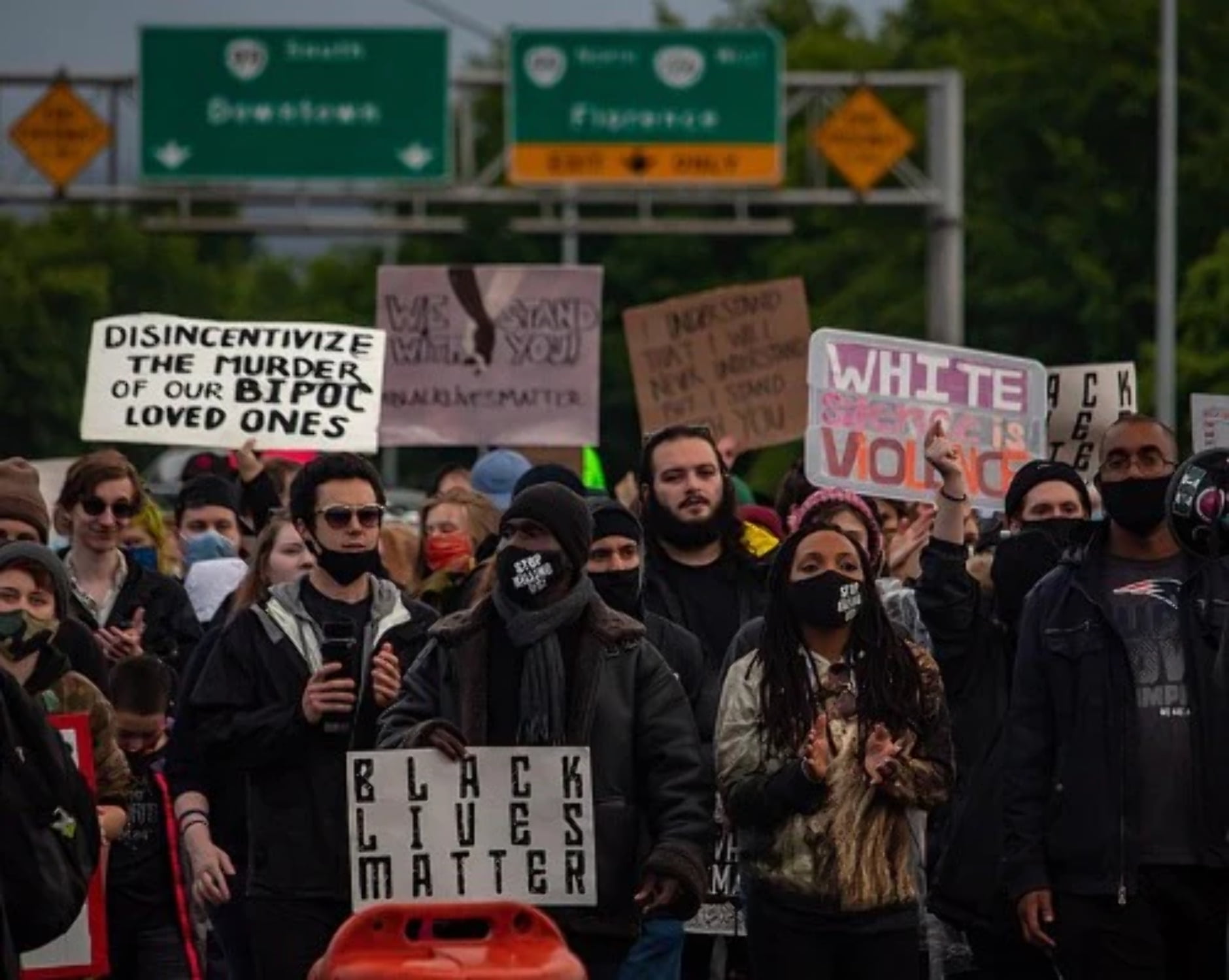 BLM BLACK LIVES MATTER PROTEST GLOSSY POSTER PICTURE PHOTO BANNER PRINT ...