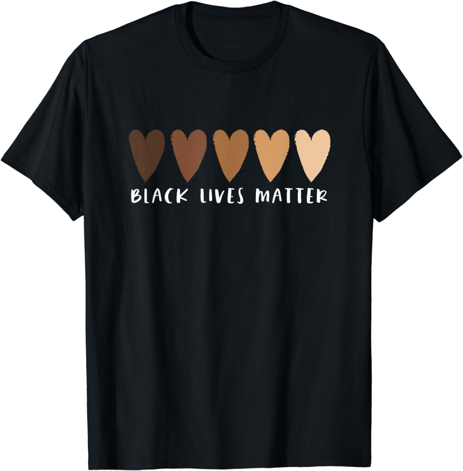 BLM Black Lives Matter Heart T-Shirt - Walmart.com