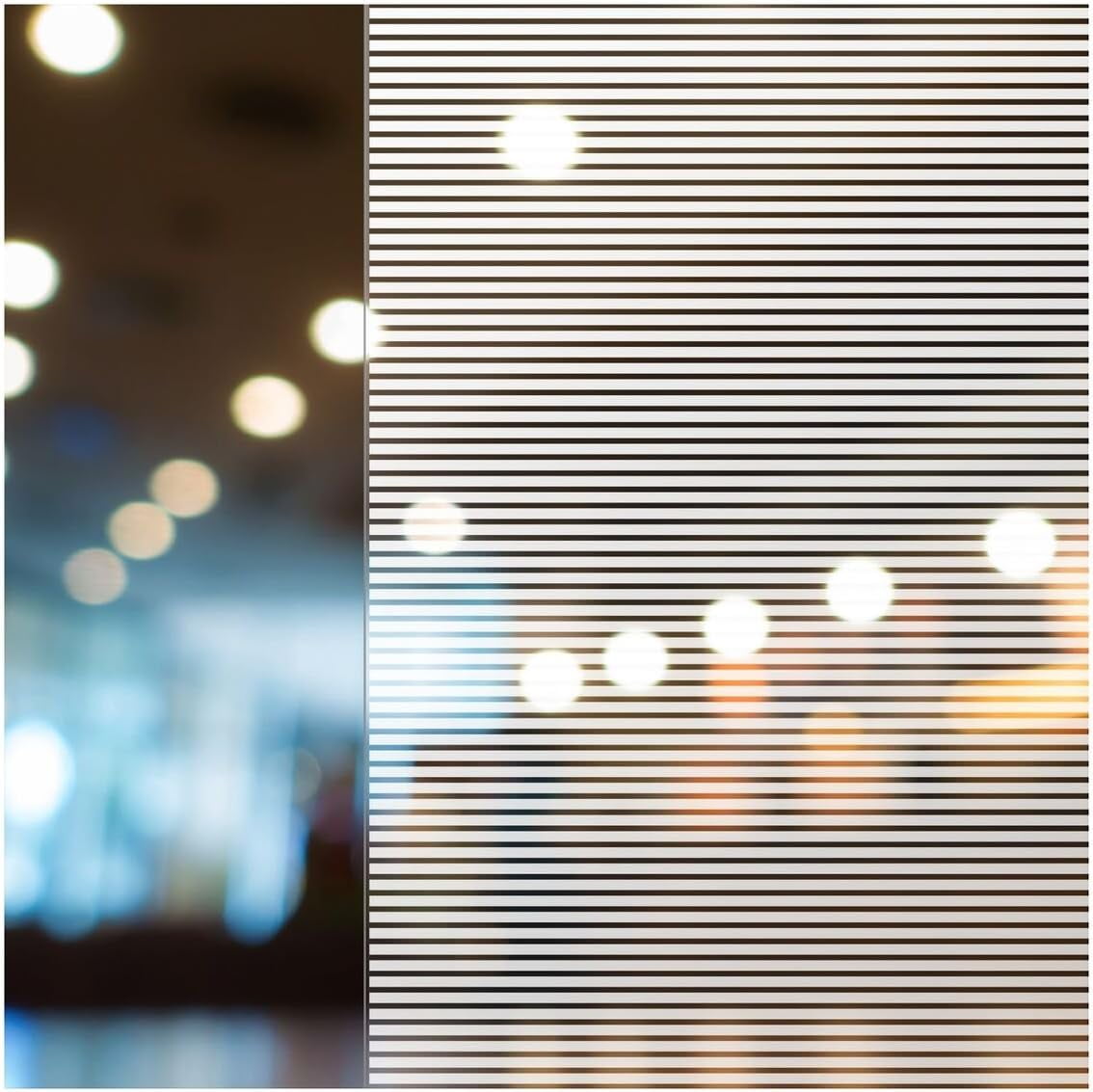 BLM Decorative Window Film Mini Blind (1/8 Inch Wide Blinds) - 36in X ...