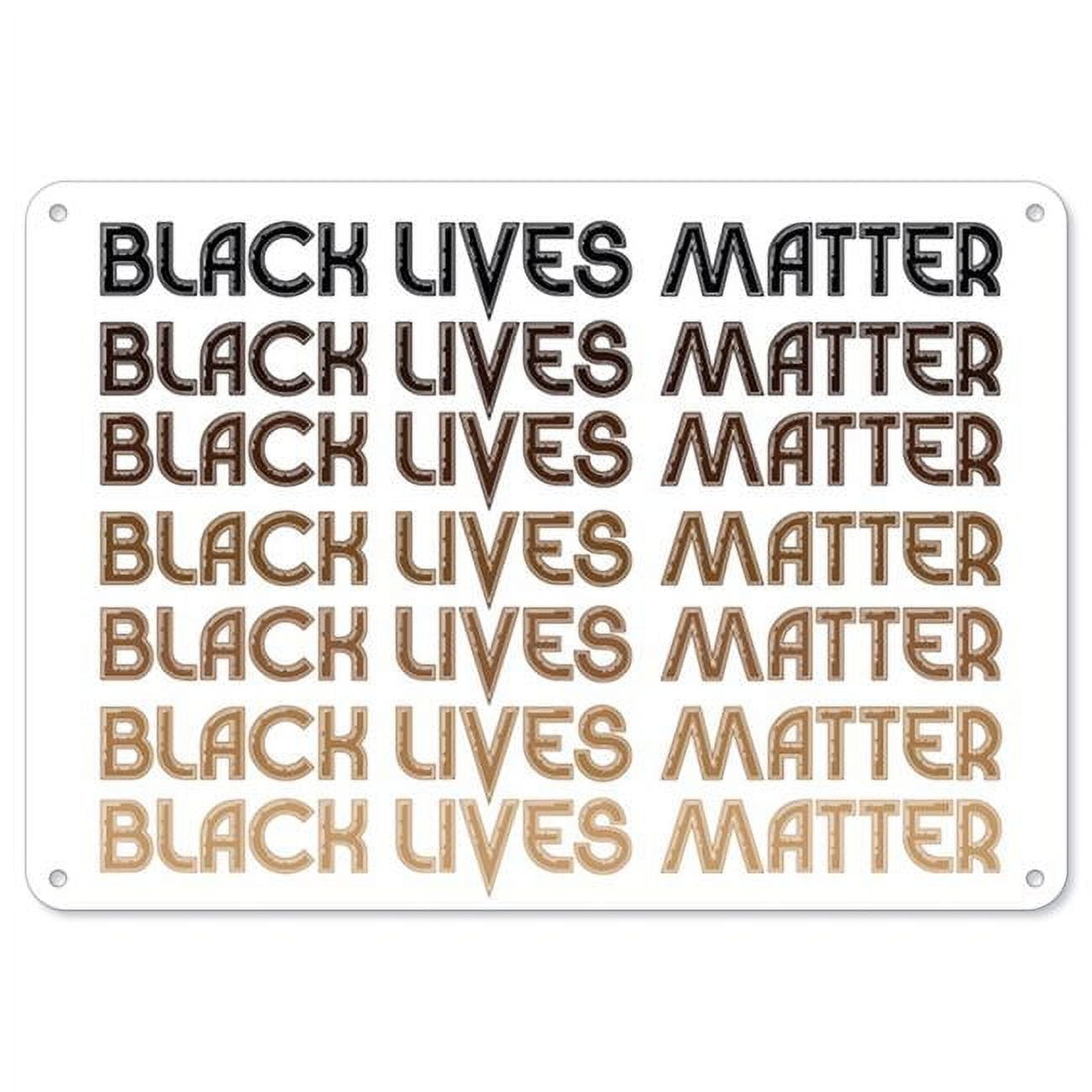 BLM Plastic Sign - Black Lives Matter - Walmart.com