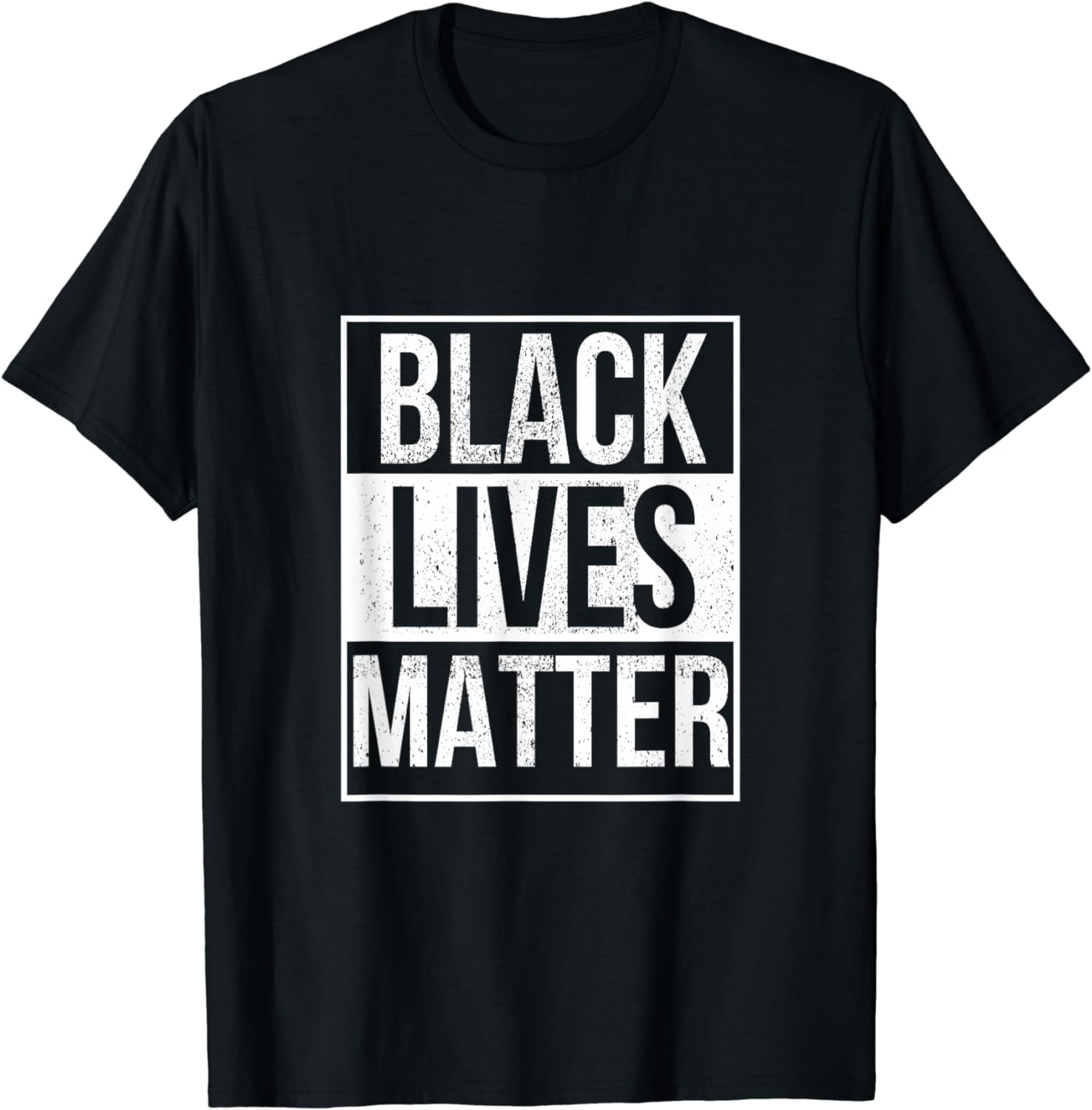 BLM T Shirt - Distressed Black Lives Matter T-Shirt - Walmart.com