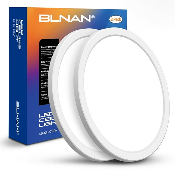 UGUCYUI-Flush Mount Ceiling Light 9 Inch 18W Dimmable, 5 CCT 2700K ...