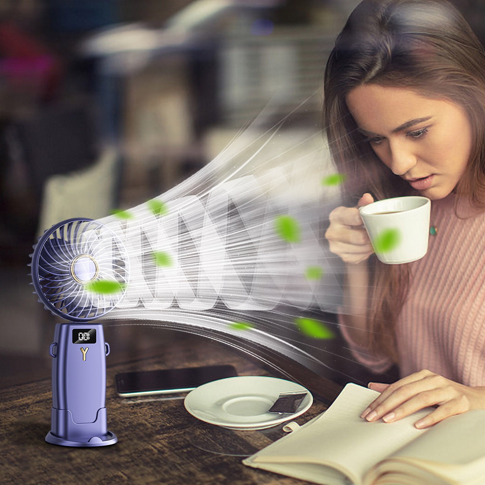 BLNVKOP 2024 New Digital Display High Speed Fan With Long Range ...