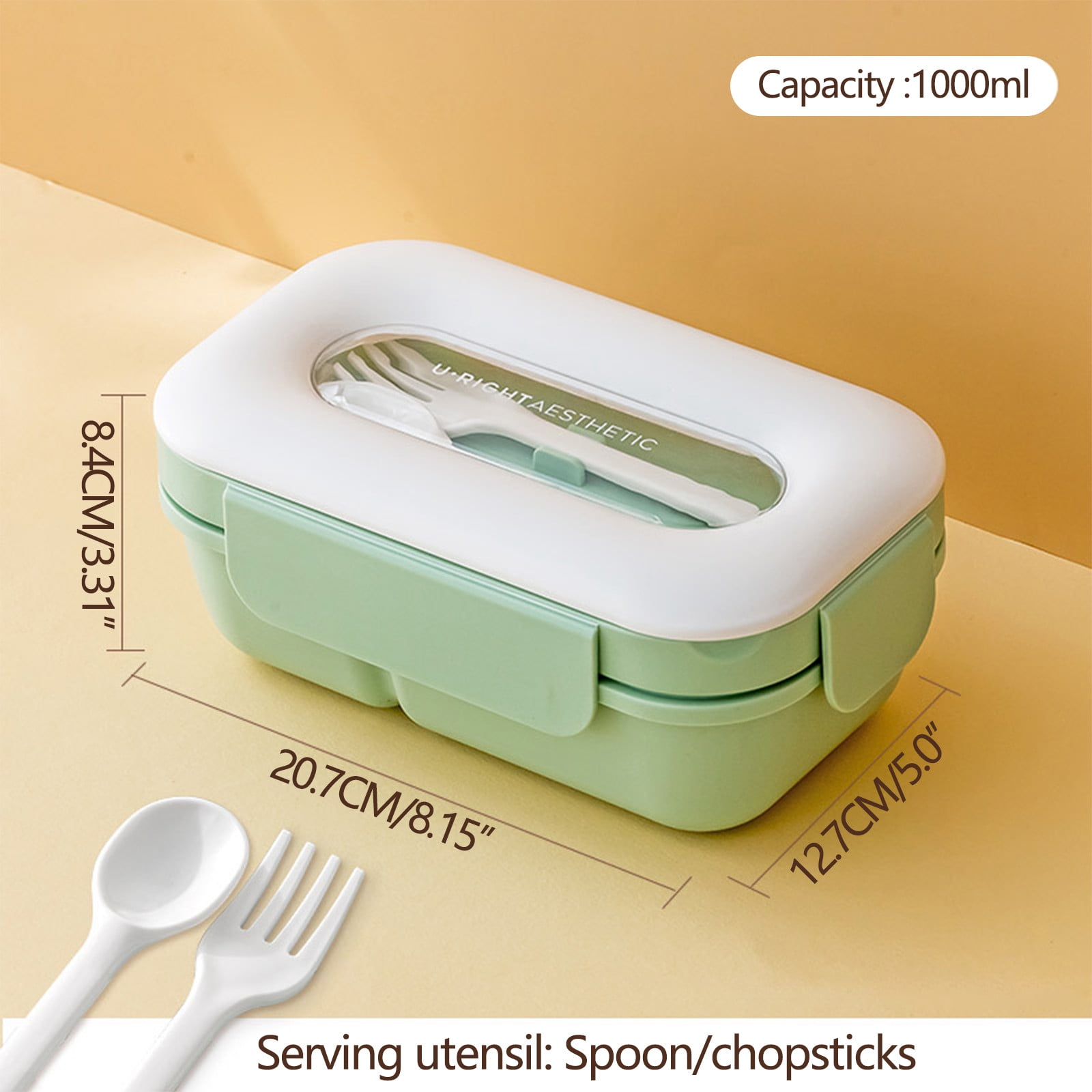 BLNVKOP Lunch Box with Compartments for Office Workers, Lunch Box for ...
