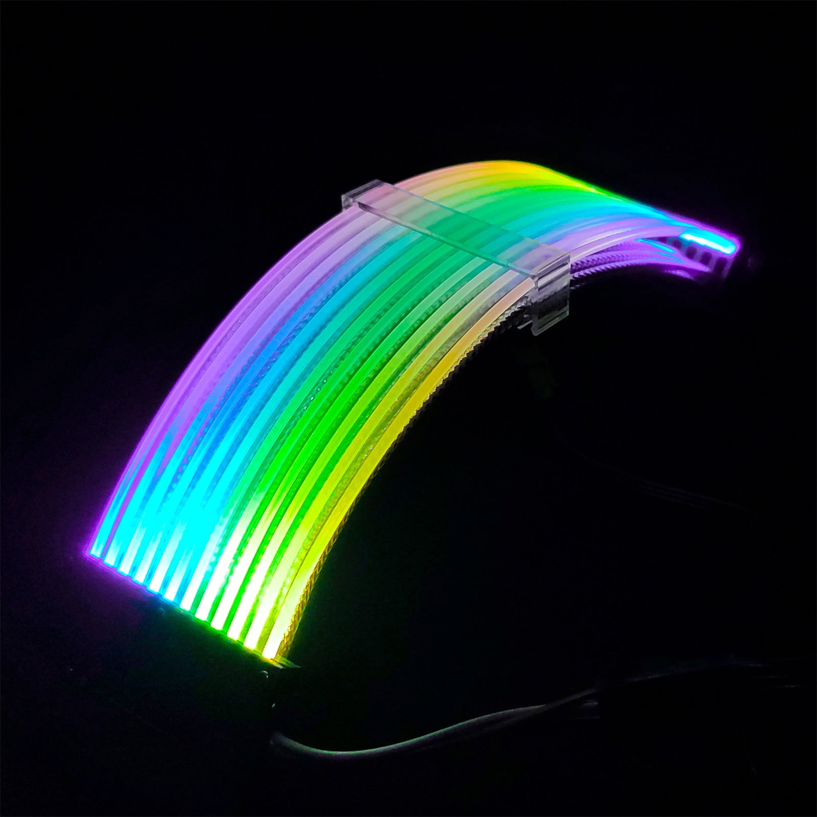 BLNVKOP 24Pin Neon ARGB PSU Power Supply Extension Cable Full Copper ...