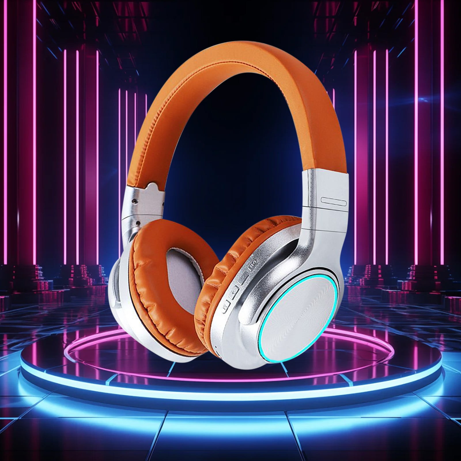 BLNVKOP 5.0 Wireless Earphones With Cool Lighting Effect Long-lasting ...