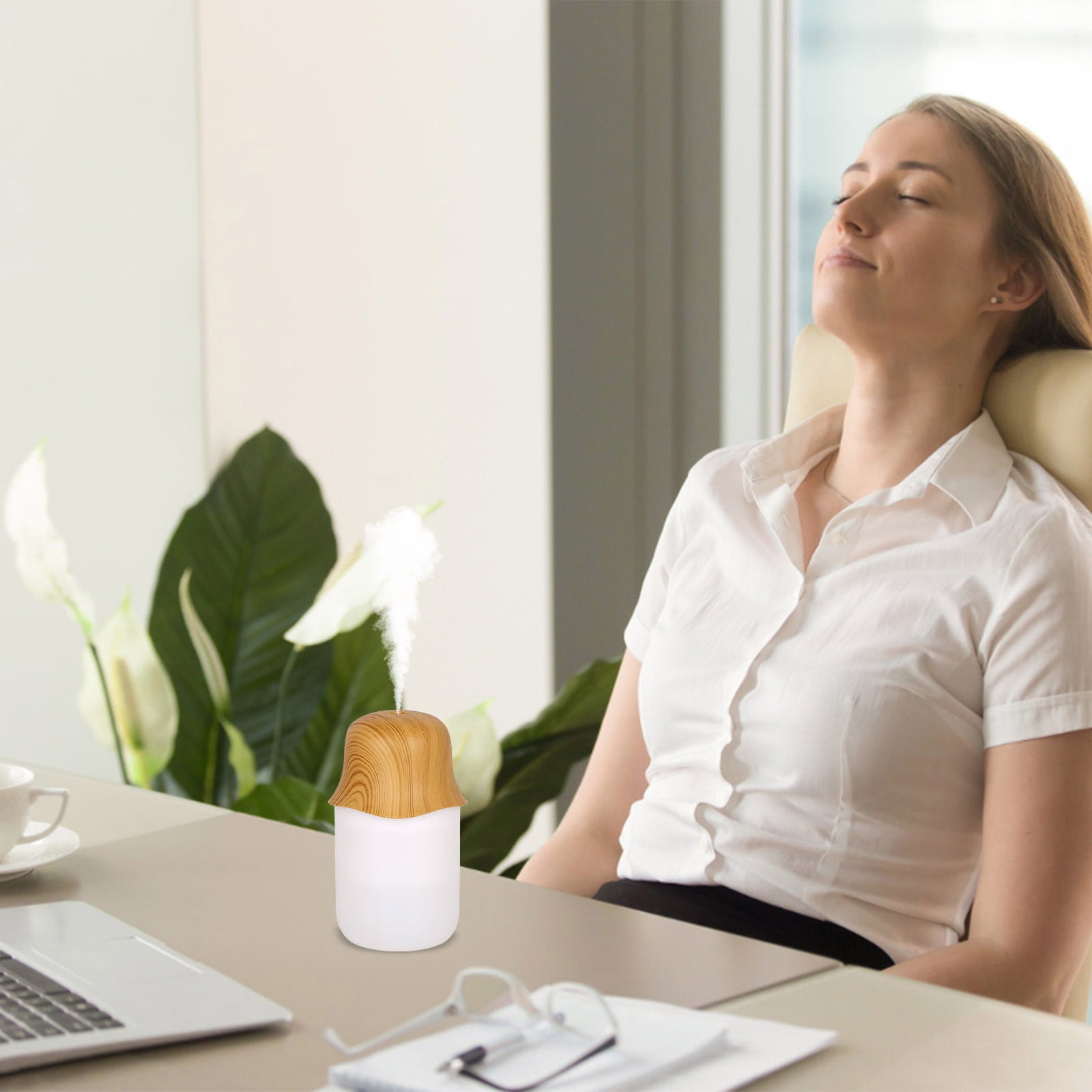 BLNVKOP Aroma Diffuser LED Colorful Light Transforming Aroma Humidifier ...