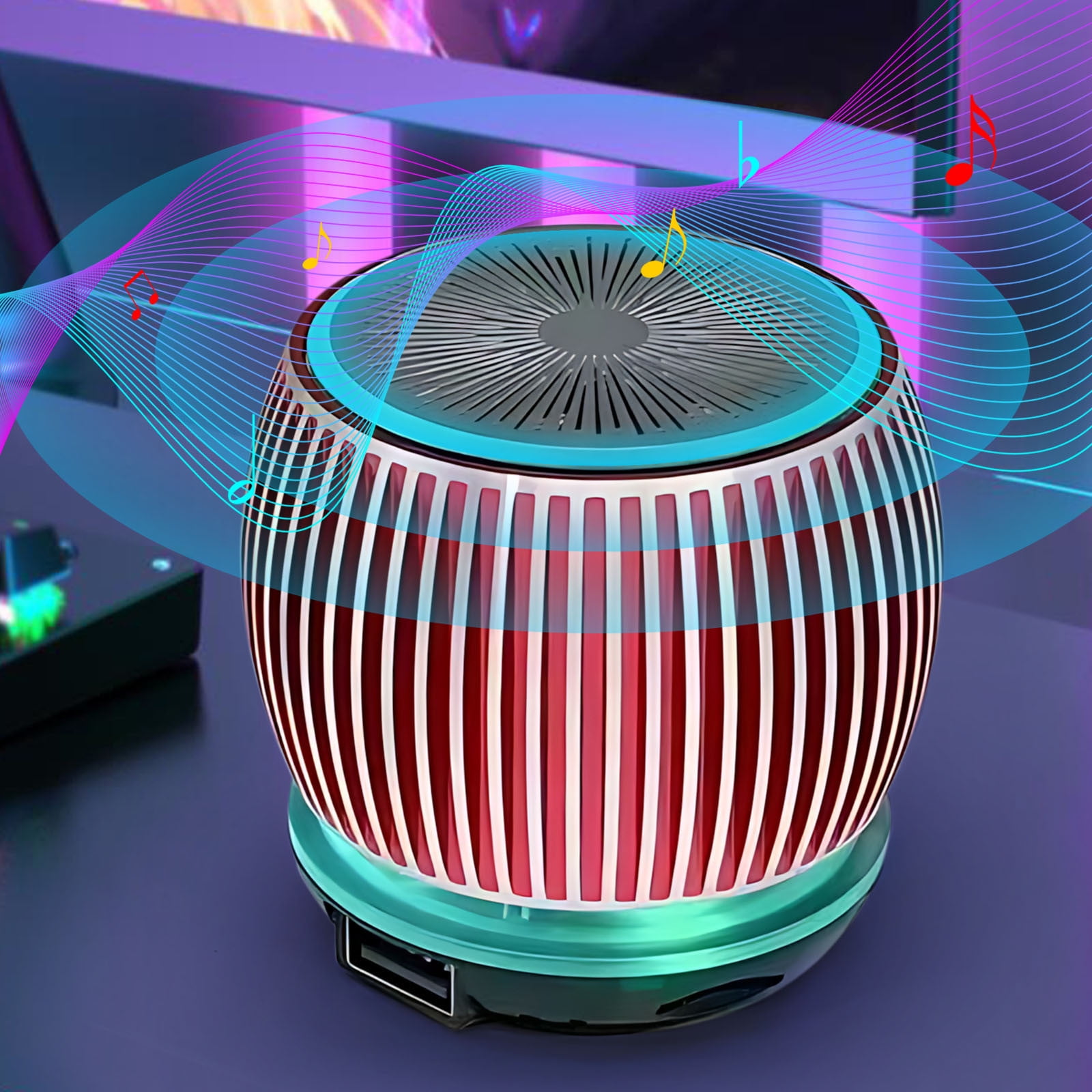 BLNVKOP Bluetooth Speaker Card Insertion Small Sound Gift - Walmart.com