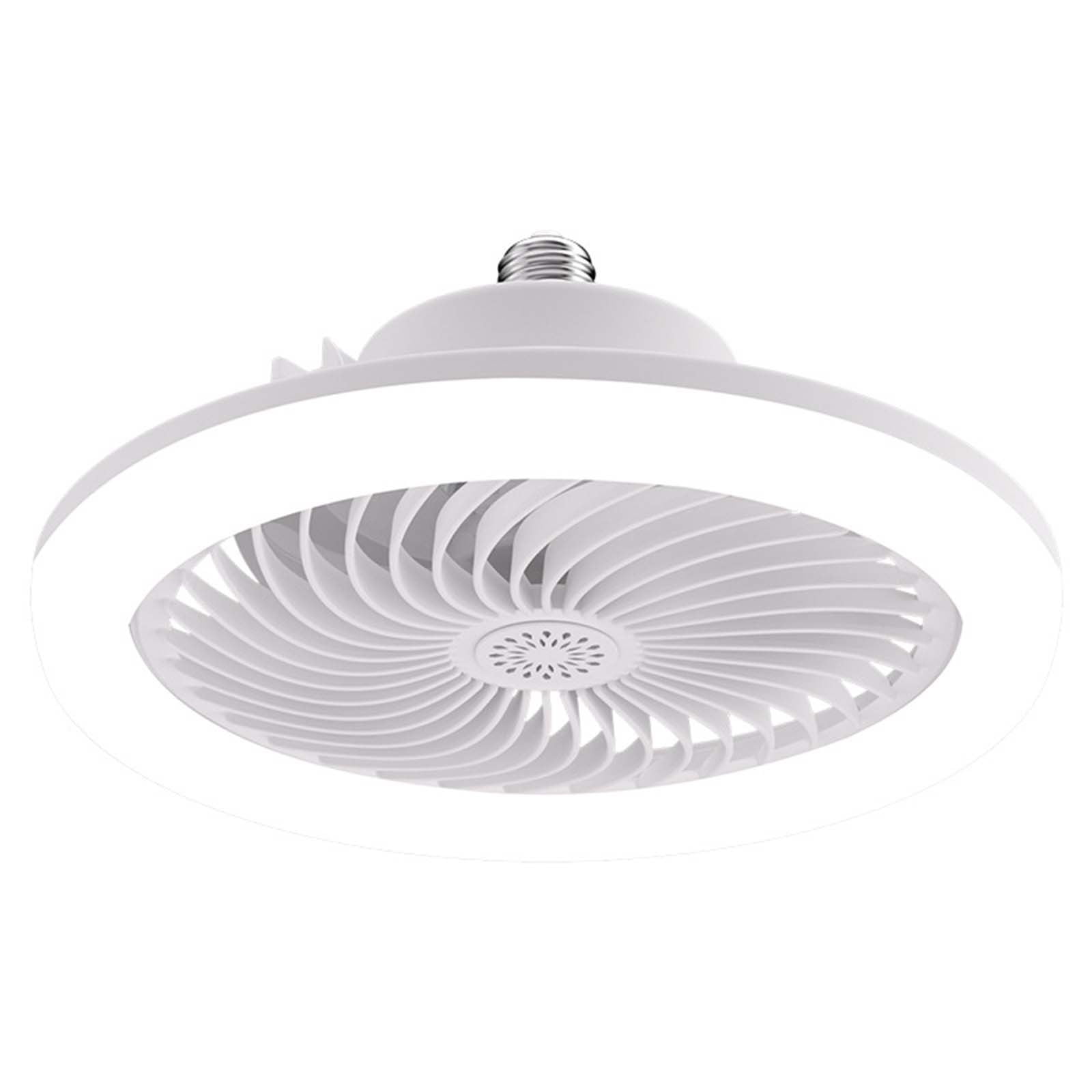 BLNVKOP Ceiling Fan With Lights,Enclosed Low Profiles Fan Light,Ceiling ...