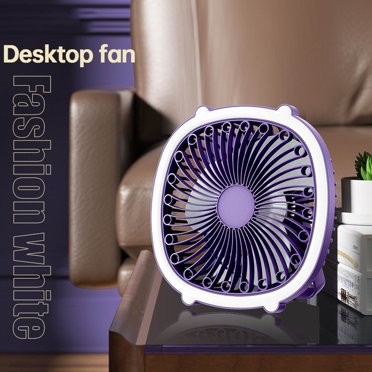 Dengmore Charging Desktop Small Fan Dormitory Fan Wall Mounted Mini ...