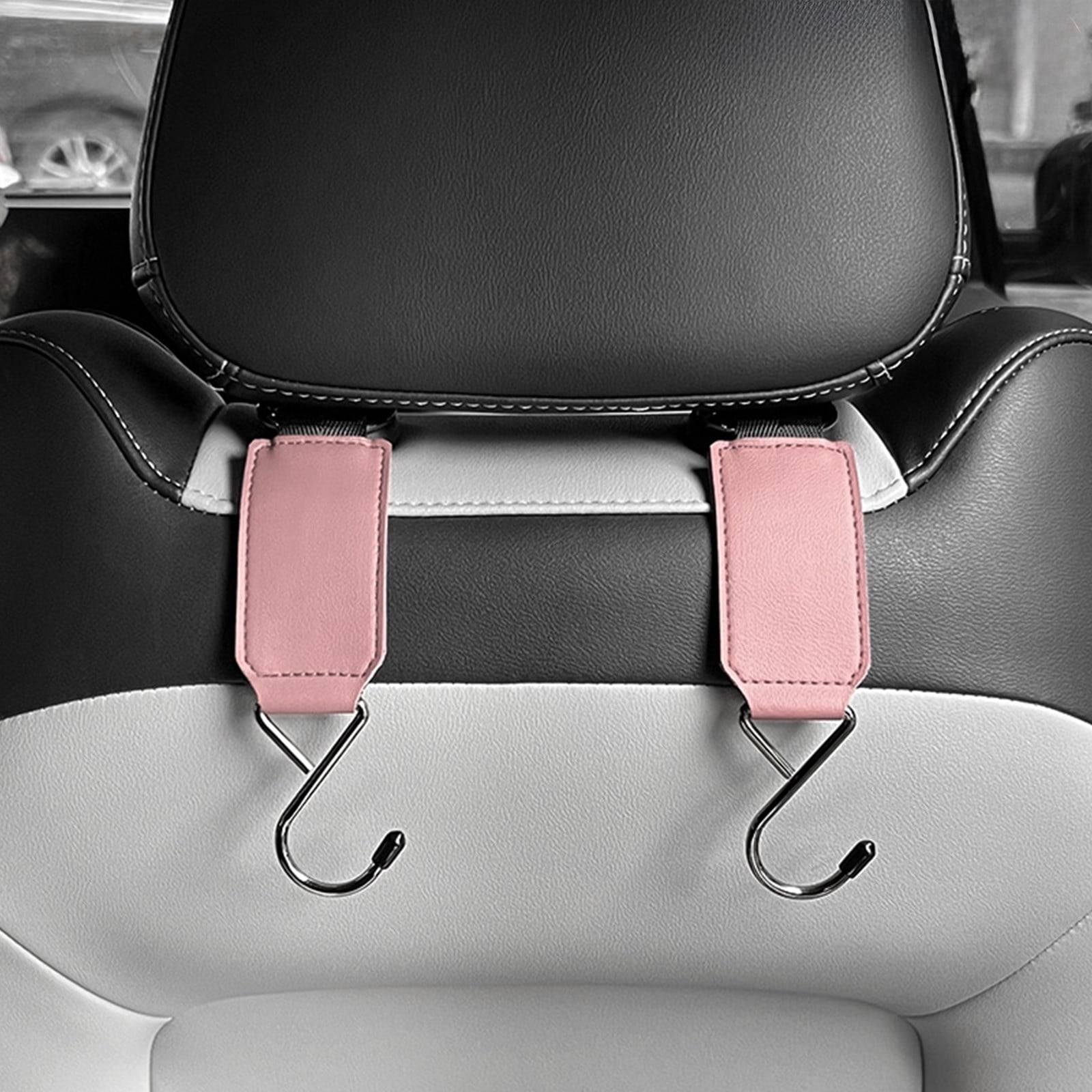 BLNVKOP Clearance Car Hooks Hidden Leather Seatback Hooks Car Hooks For ...