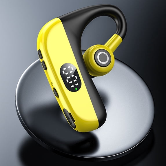 BLNVKOP Ear Headset With Mic 5.2 Earphone LED Display Earpiece Wireless ...