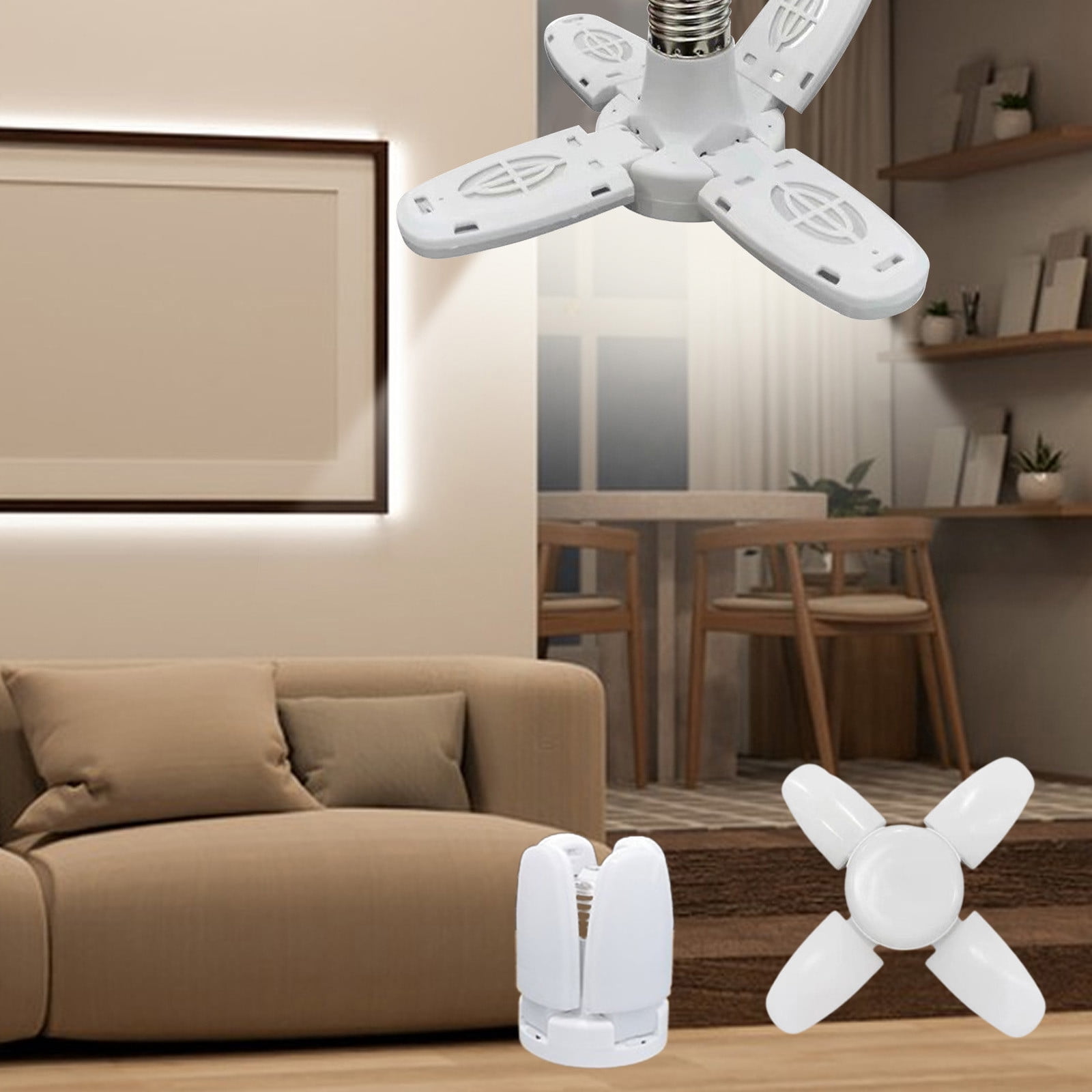 BLNVKOP Clearance High Brightness Led Leaf Light Folding Quadruple Leaf ...