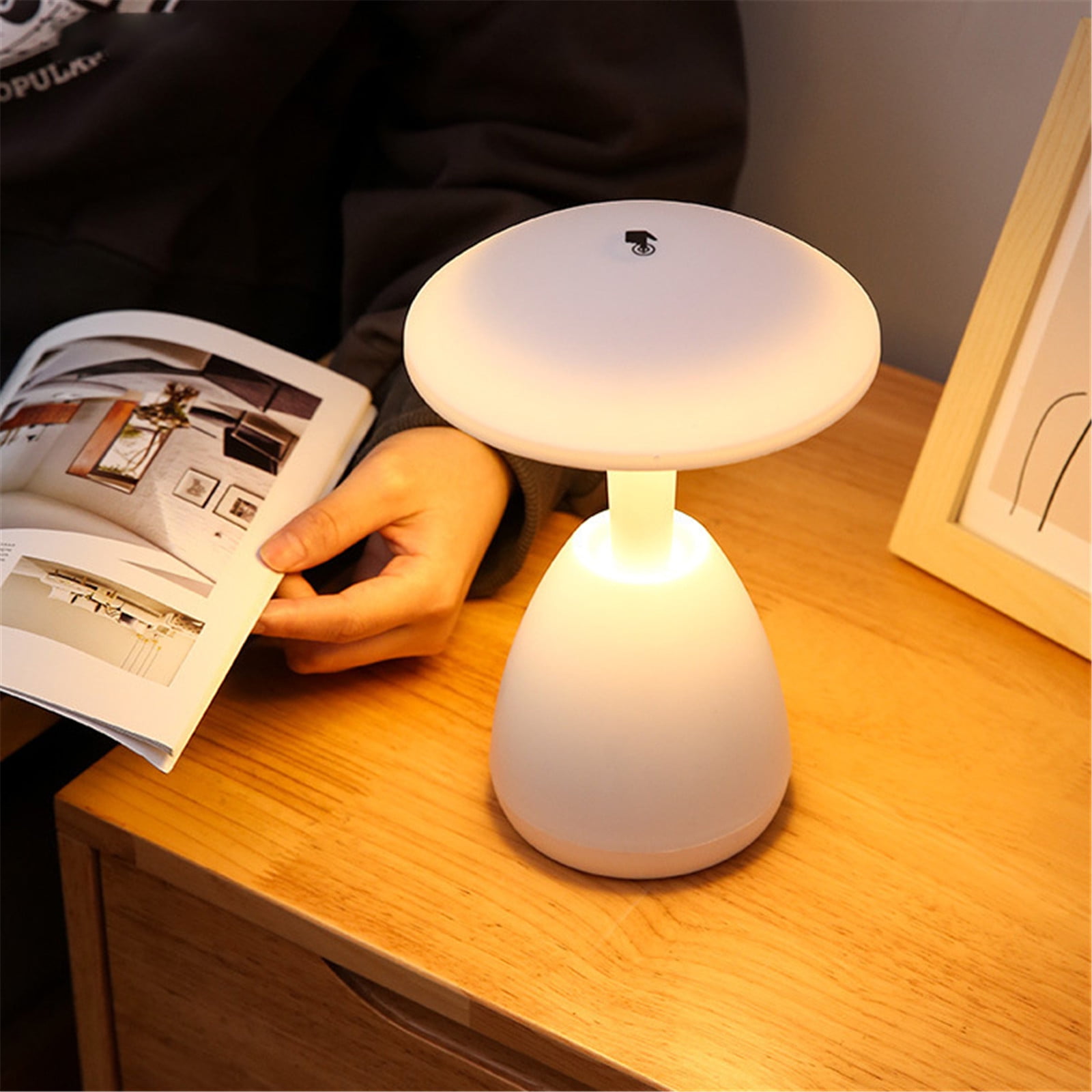 BLNVKOP Cute Pet Night Light Student Dormitory Reading Mini Table Lamp ...