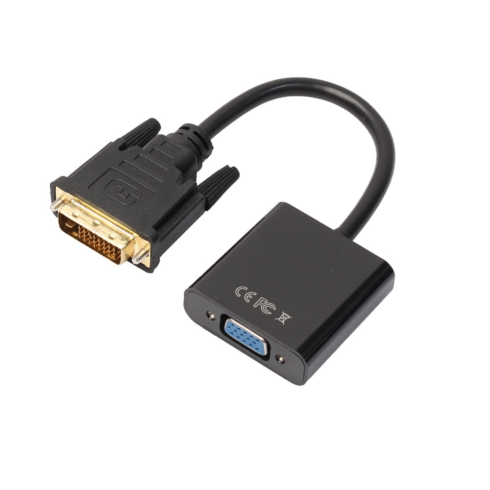 BLNVKOP DVI-D 24+1 Pin Male to VGA 15Pin Female Active Cable Adapter ...