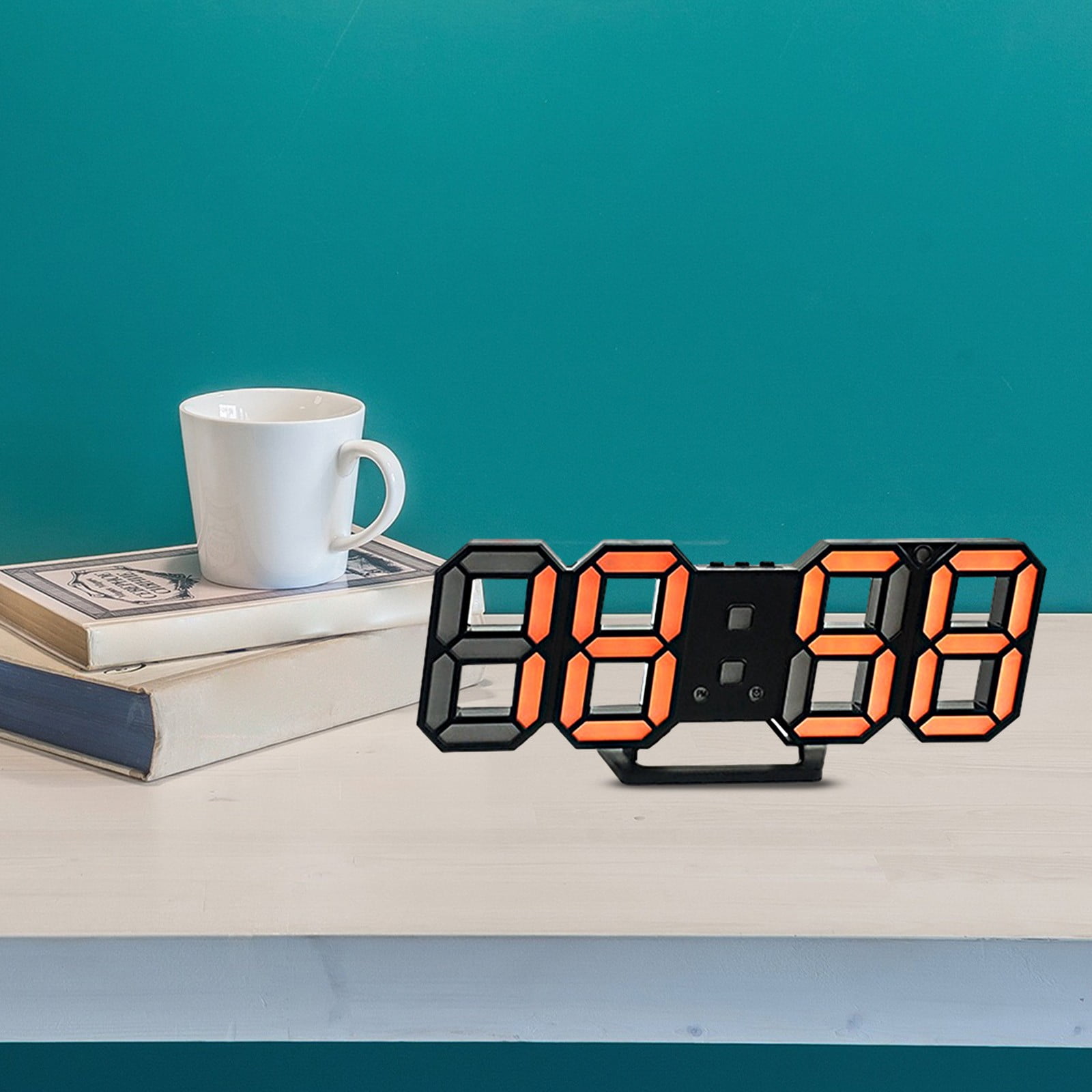 BLNVKOP Digital Alarm Clock Automatic Photosensitive Digital Clock 3 D ...