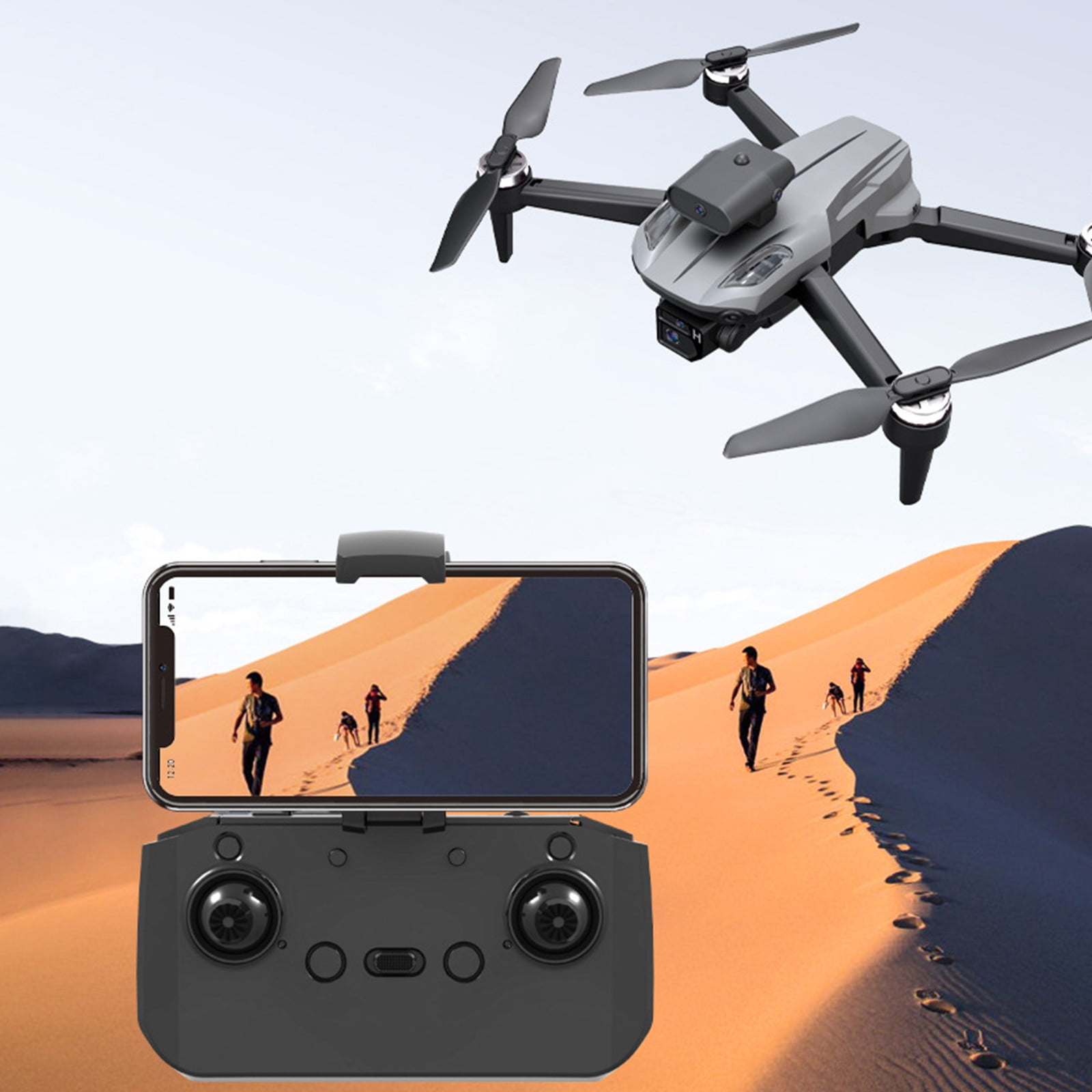 BLNVKOP Drone With ESC Camera Brushless Motor Remote Control Obstacle ...