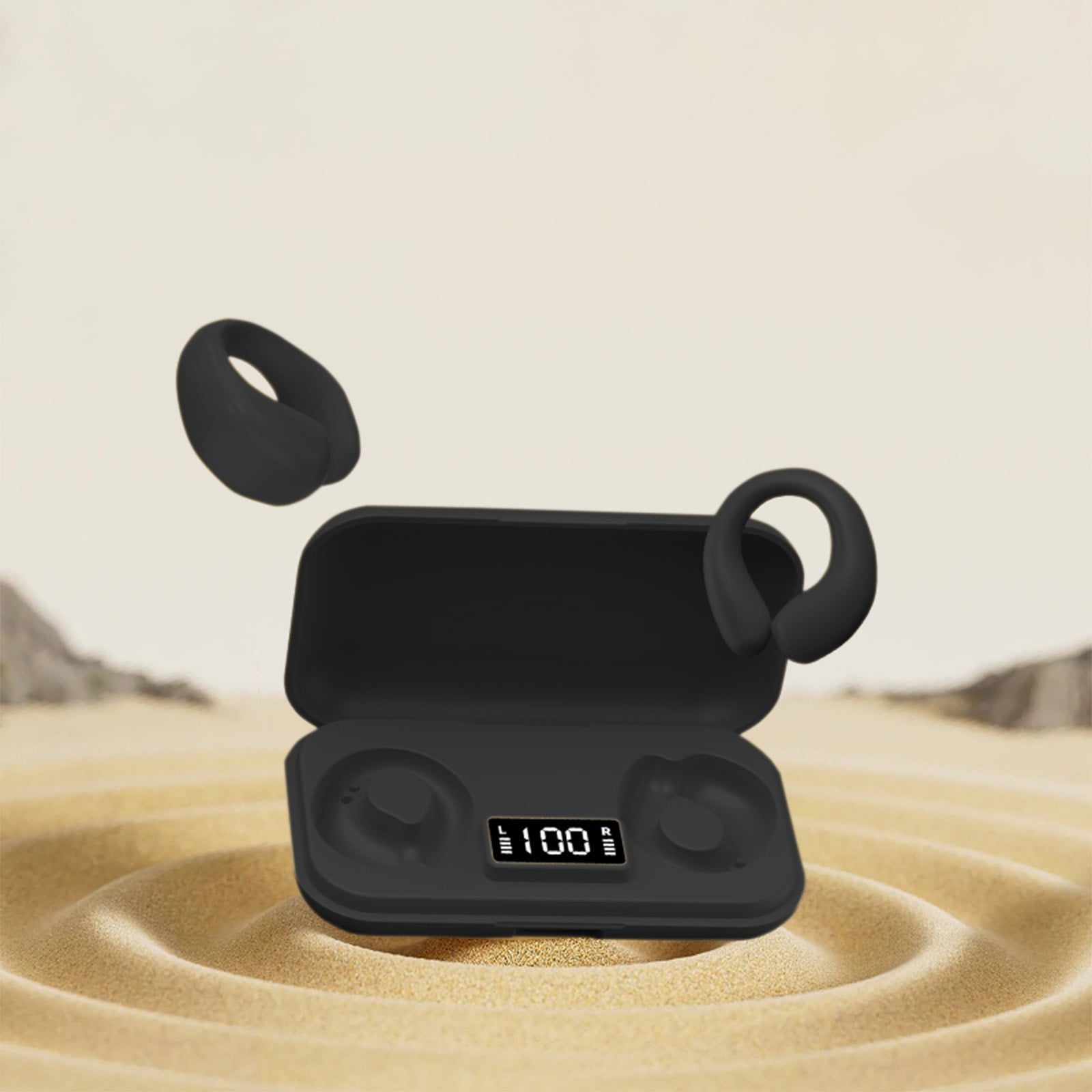 BLNVKOP Ear Clip Wireless Power Digital Display That Does Not Enter The ...