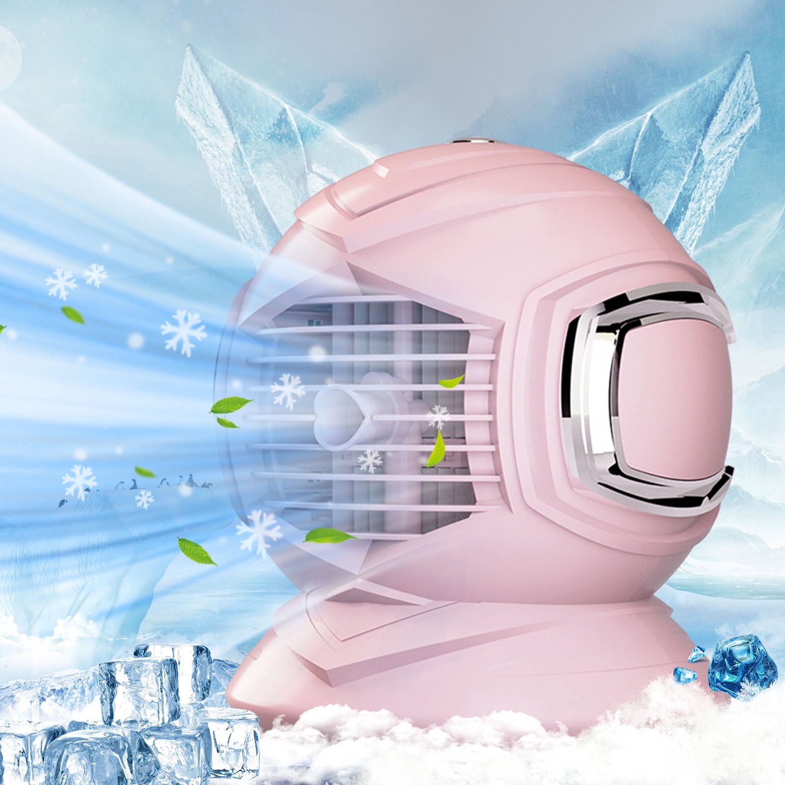 BLNVKOP Fan 3-in-1 Portable Conditioner Circulation Humidifier Fan ...