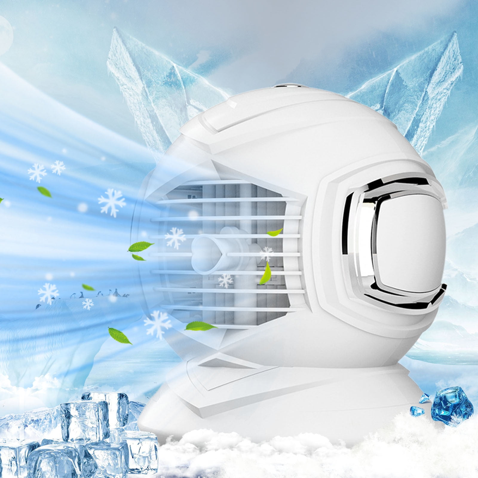 BLNVKOP Fan 3-in-1 Portable Conditioner Circulation Humidifier Fan ...