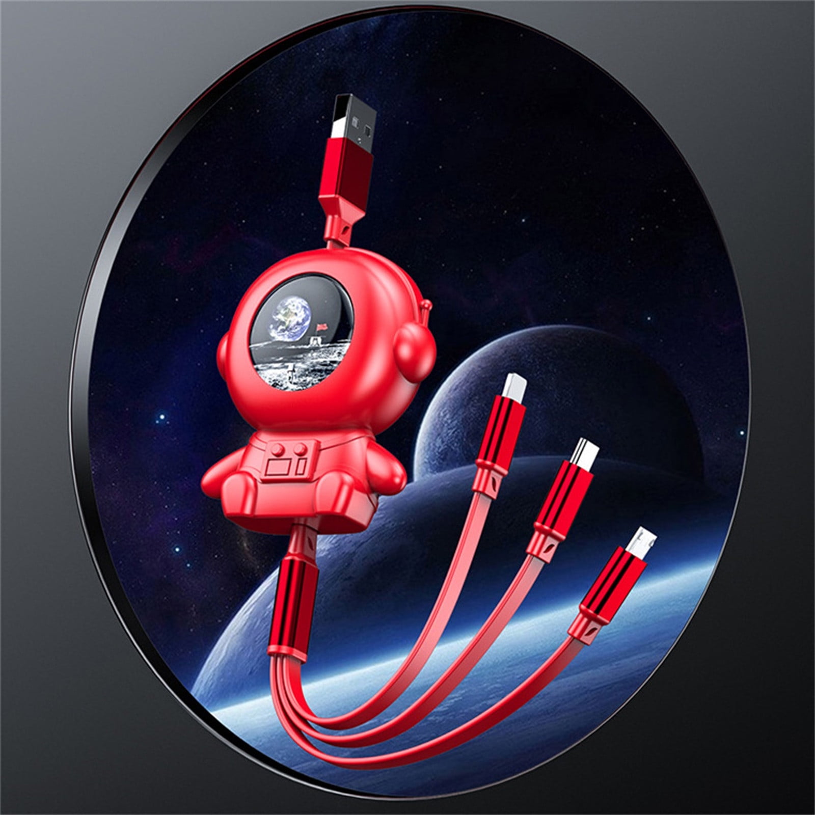 BLNVKOP Five Gear Retractable 3 In 1 USB Cable Data Line Universal ...