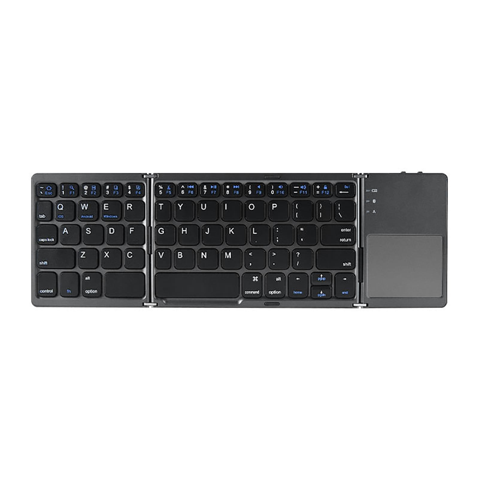 BLNVKOP Foldable Bluetooth Keyboard, Mode Bluetooth And USB Cable ...