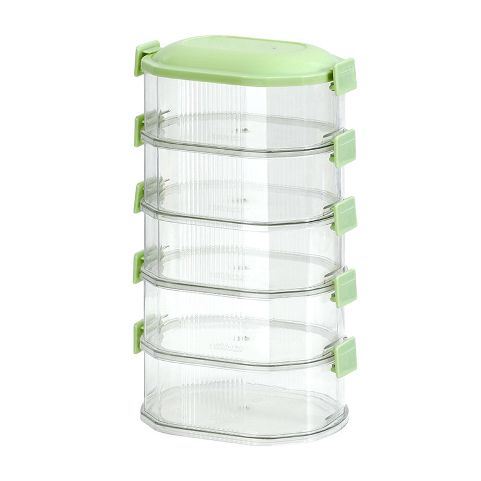 BLNVKOP Food Storage Containers with Lids(5 Layers), Seasoning ...