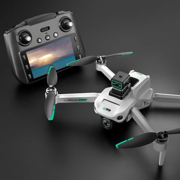 BGZLEU GPS Drone With 4.5 Inch Screen Remote Control Brushless Motor ...