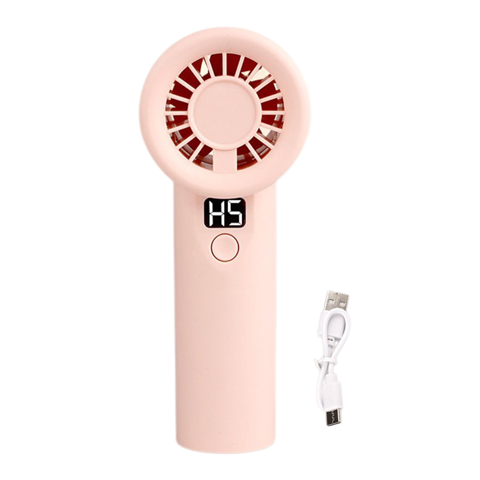BLNVKOP Handheld Mini Fan with Digital Display - USB Rechargeable, 3 ...