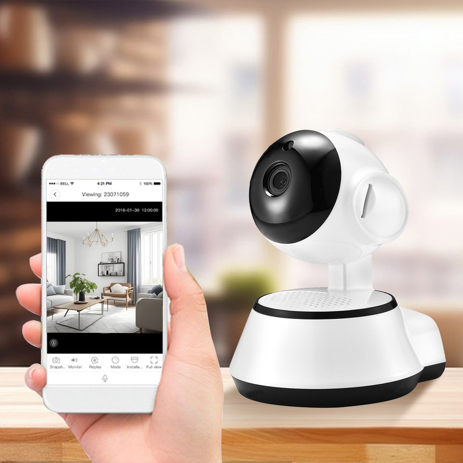 BLNVKOP High Sight Definition Wireless Outdoor Surveillance Camera With ...