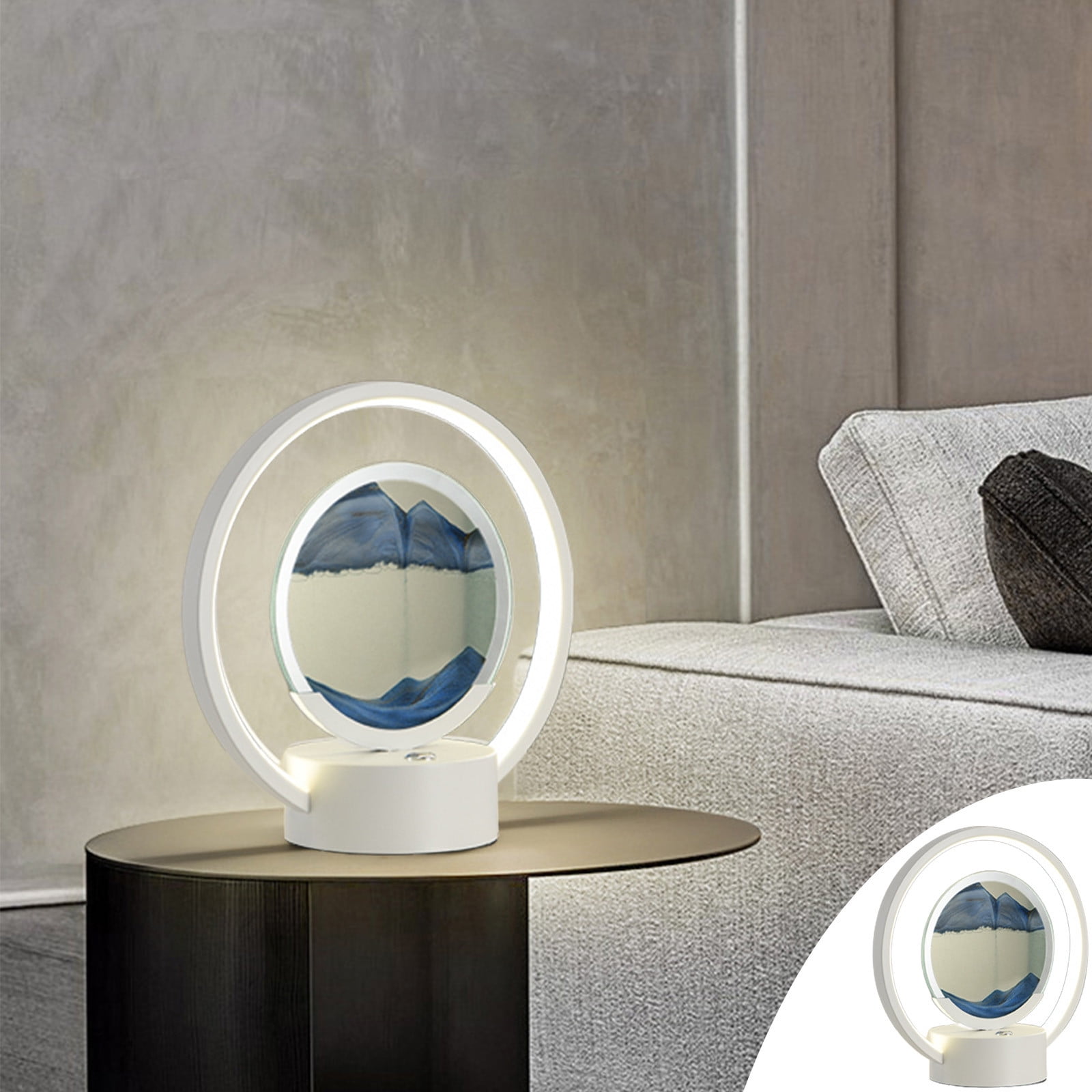 BLNVKOP Hot Sale Moving Sand Art Painting Night Light, Sandscape Moving ...