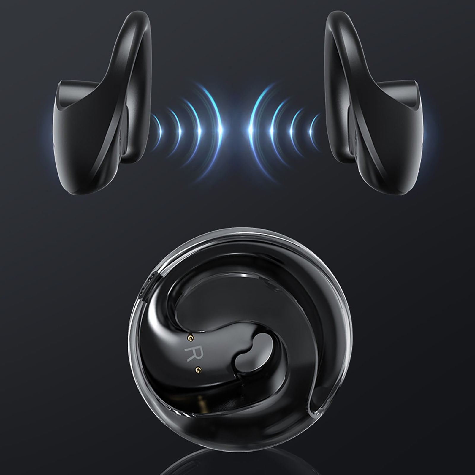 BLNVKOP Hot Sale Small Coconuts Headphones Open Ear Sports Headphones ...